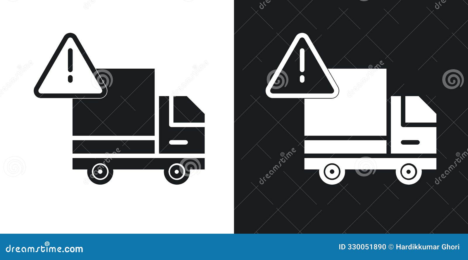 Delivery Delay Icon Vector Set on White Background Stock Vector ...