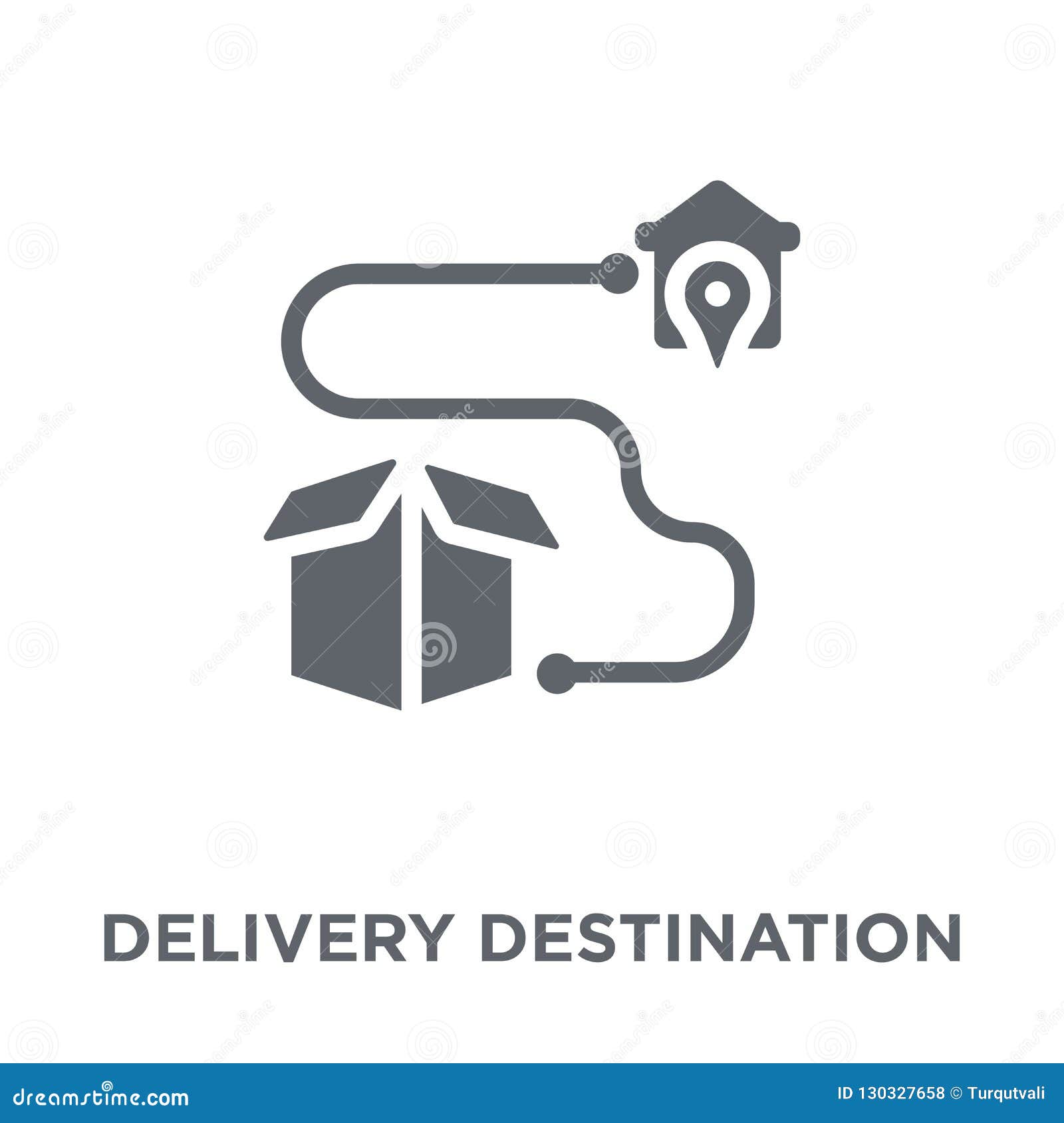Delivery Destination Icon from Delivery and Logistic Collection. Stock ...