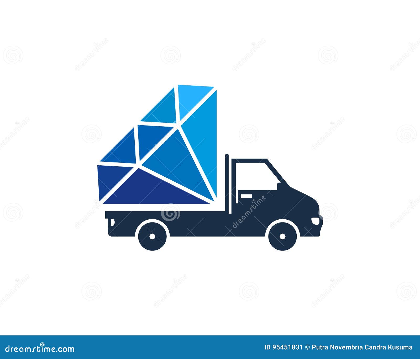 Delivery Diamond Icon Logo Design Element Stock Vector - Illustration ...