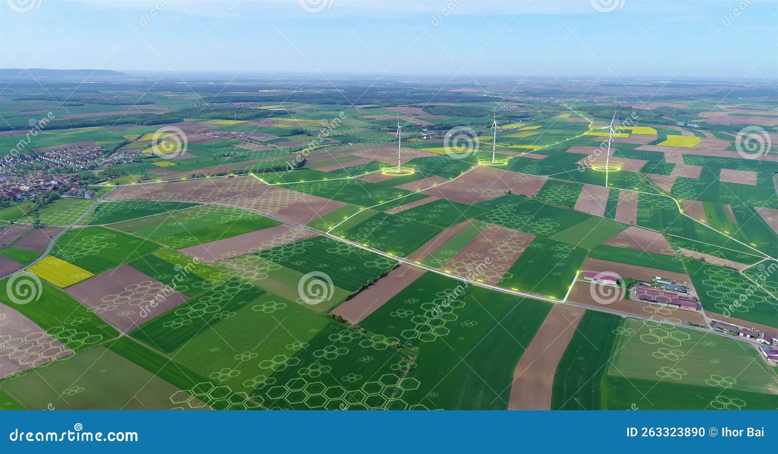 Delivery of Electricity from the Power Plant To the User. Visualization ...