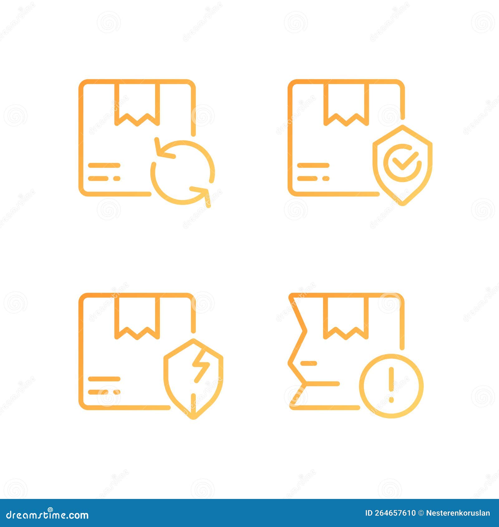 Delivery Features and Issues Pixel Perfect Gradient Linear Vector Icons ...