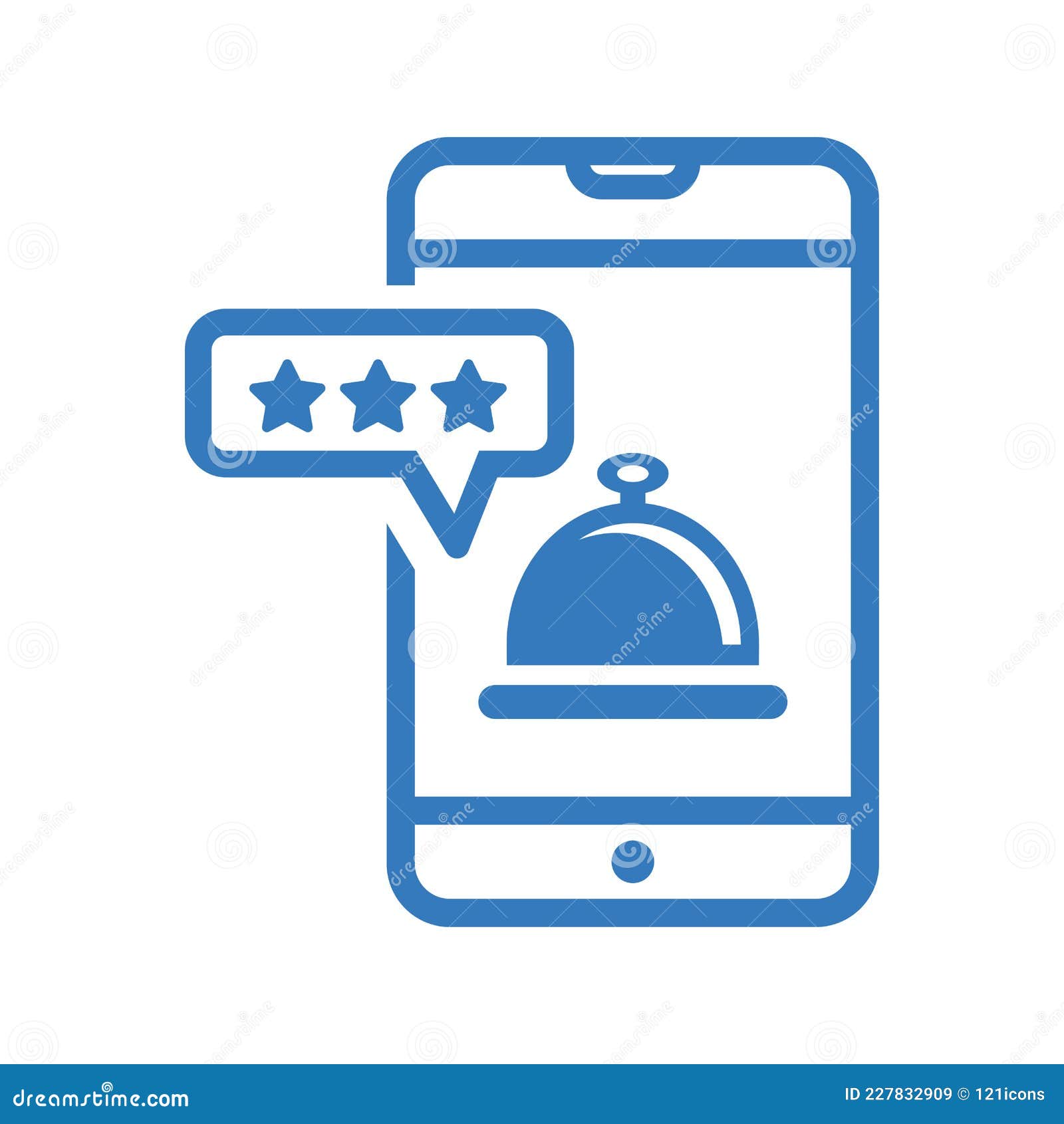 Delivery, Feedback, Rating Icon. Blue Vector Graphic Stock Vector ...