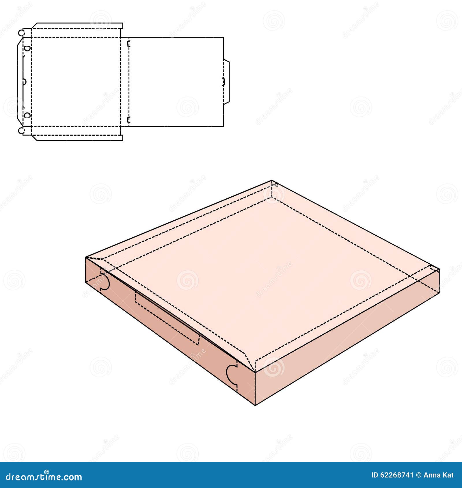 Delivery Folding package stock vector. Illustration of origami - 62268741