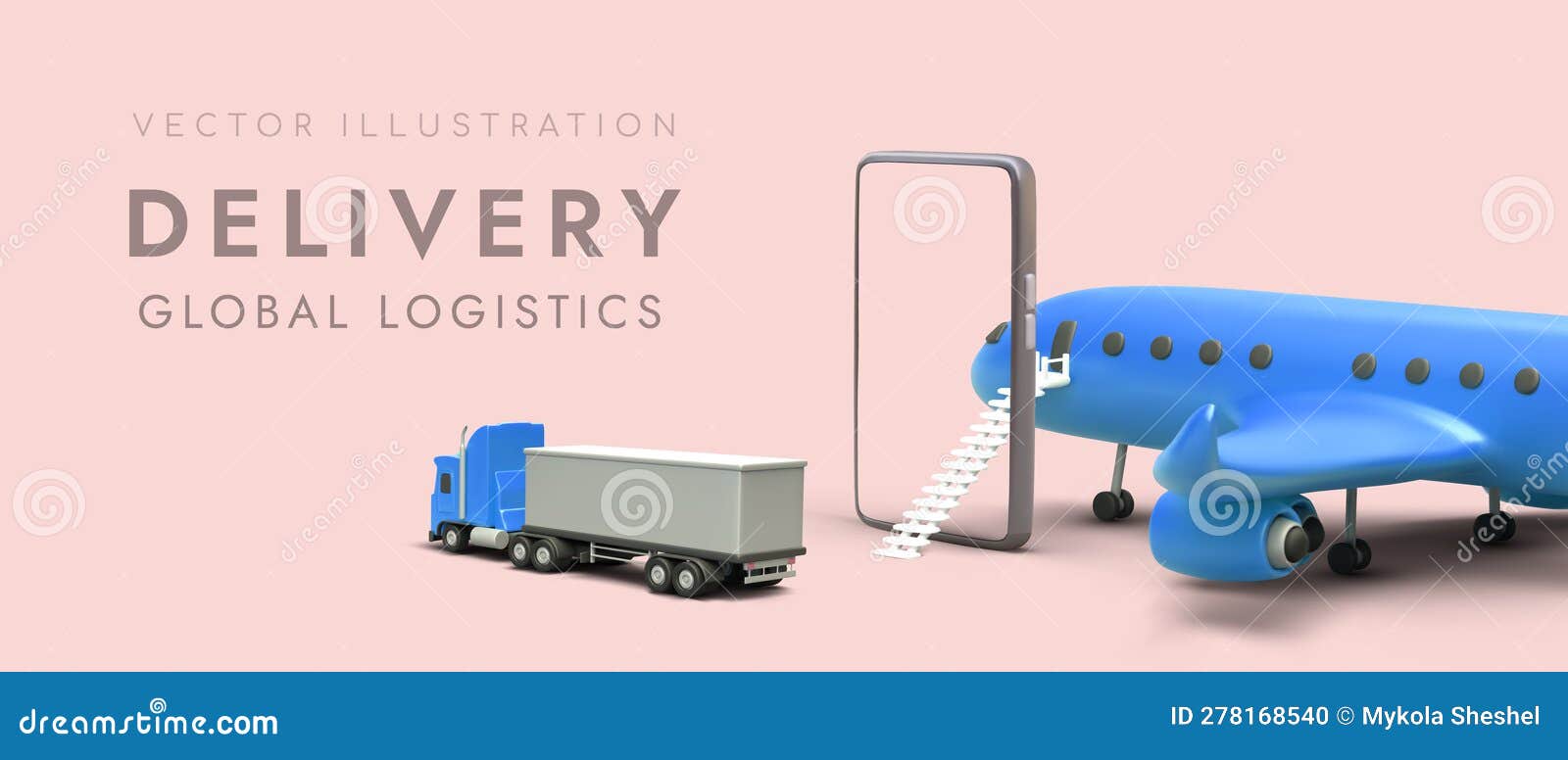 Oversized Goods Delivery Color Line Icon. Services Loaders Sign ...