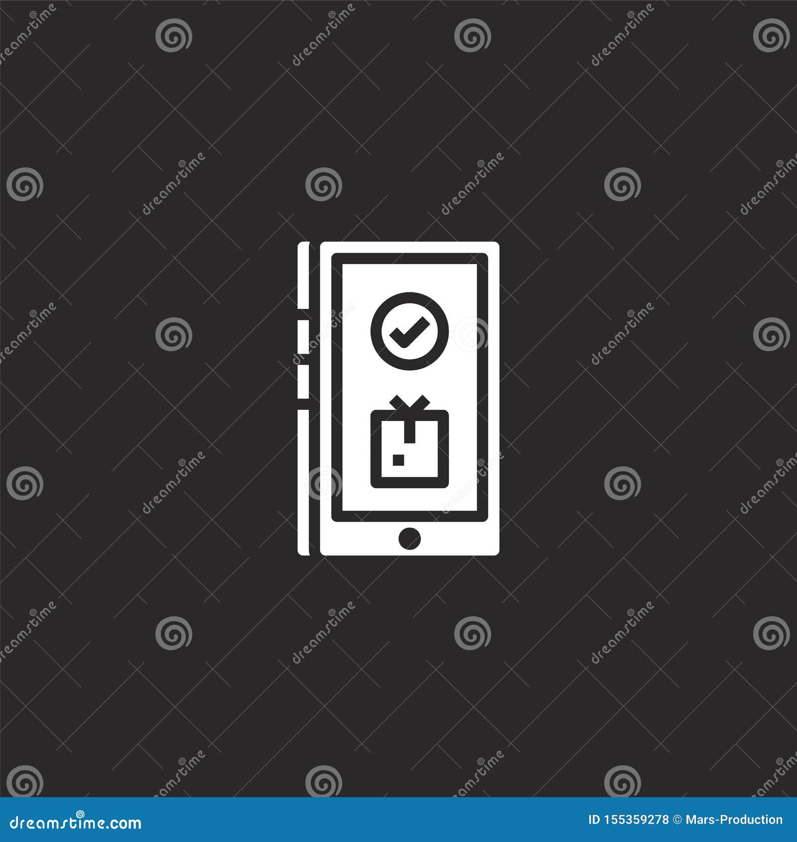 Delivery Icon. Filled Delivery Icon for Website Design and Mobile, App ...