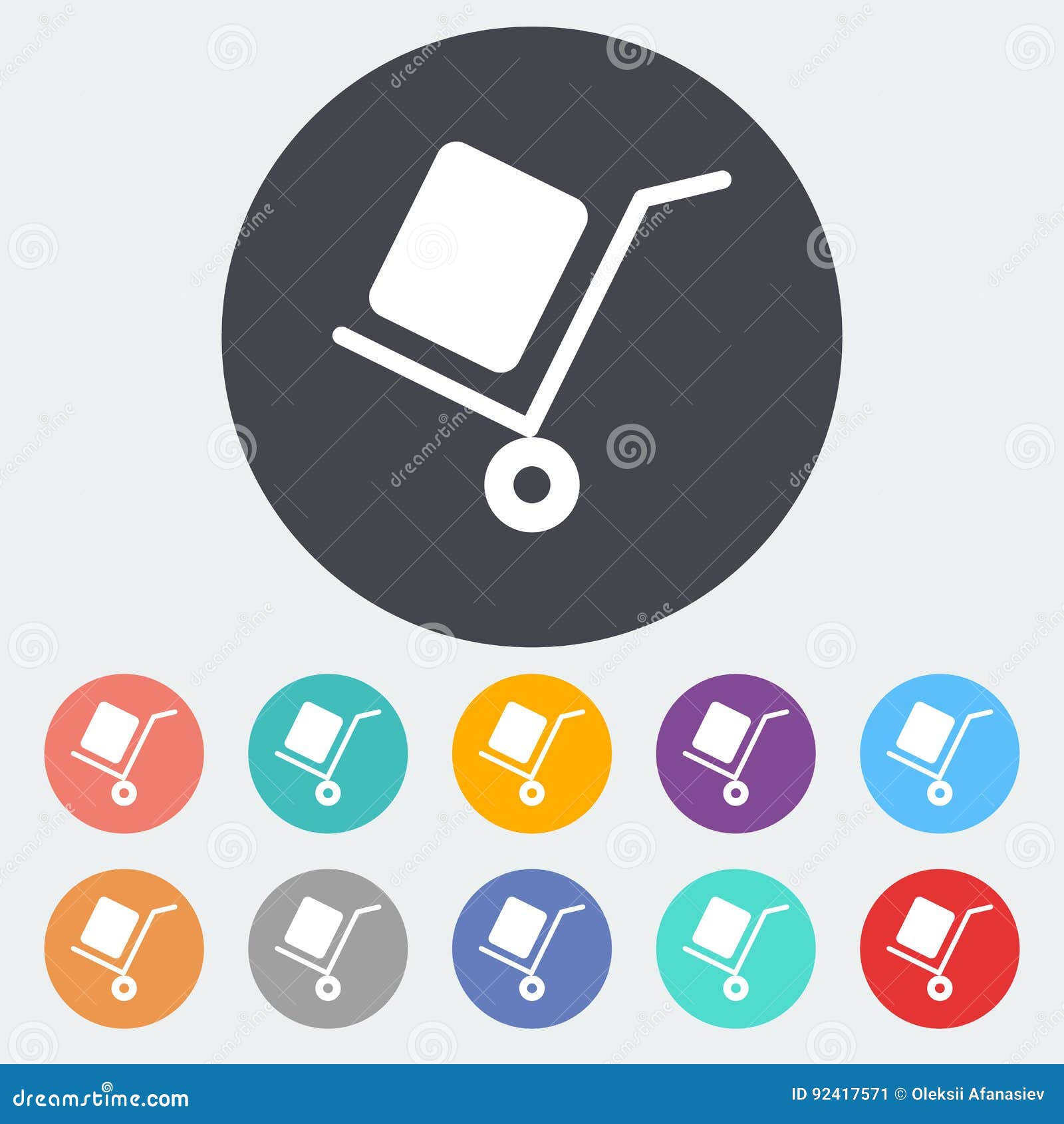 Delivery icon stock vector. Illustration of delivery - 92417571