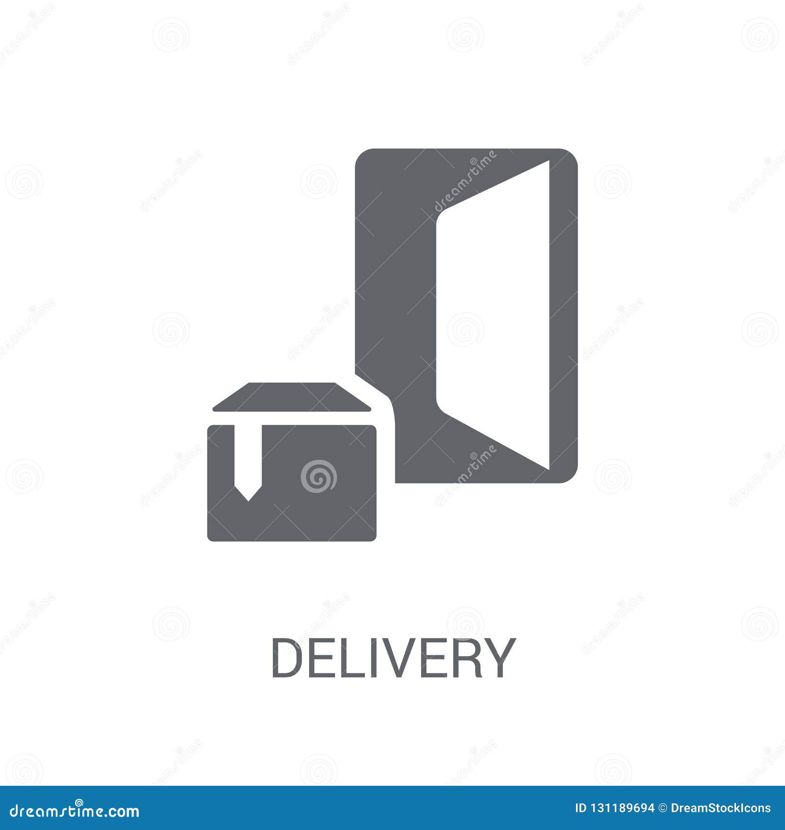 Delivery Icon. Trendy Delivery Logo Concept on White Background Stock ... Delivery Icon. Trendy Delivery Logo Concept on White Background Stock ...