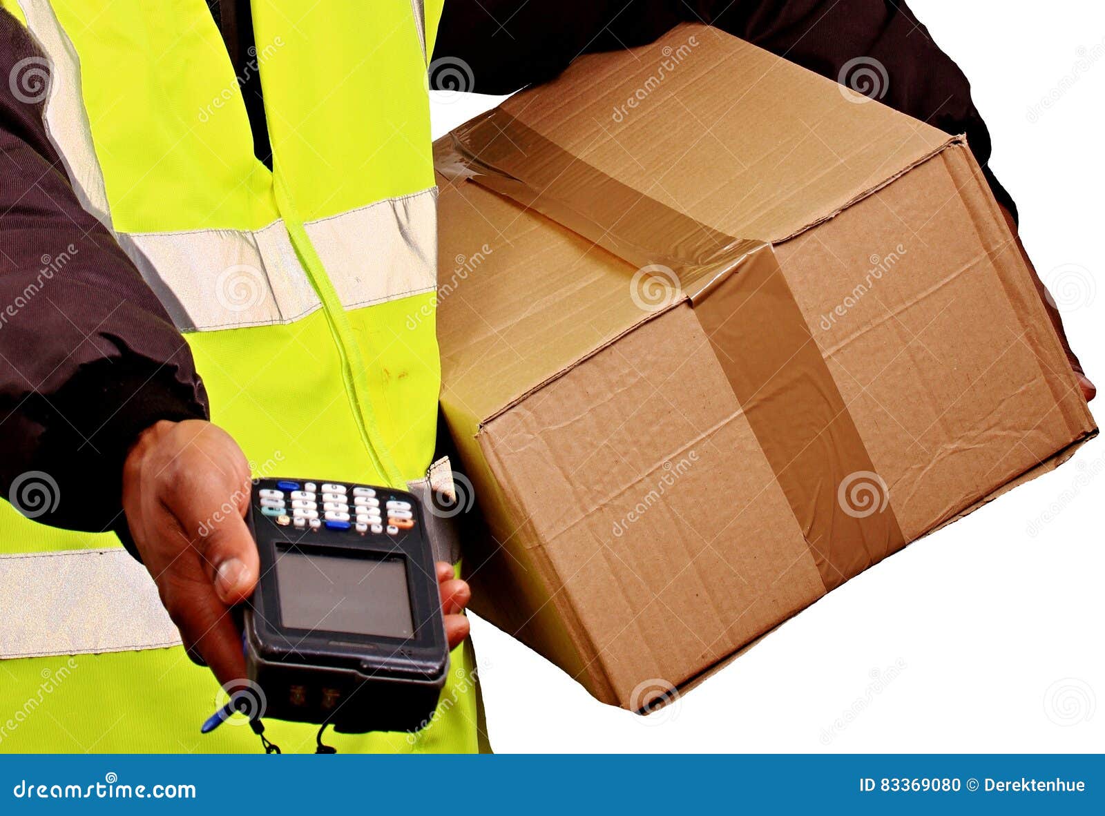 Delivery stock photo. Image of black, accepting, courier - 83369080