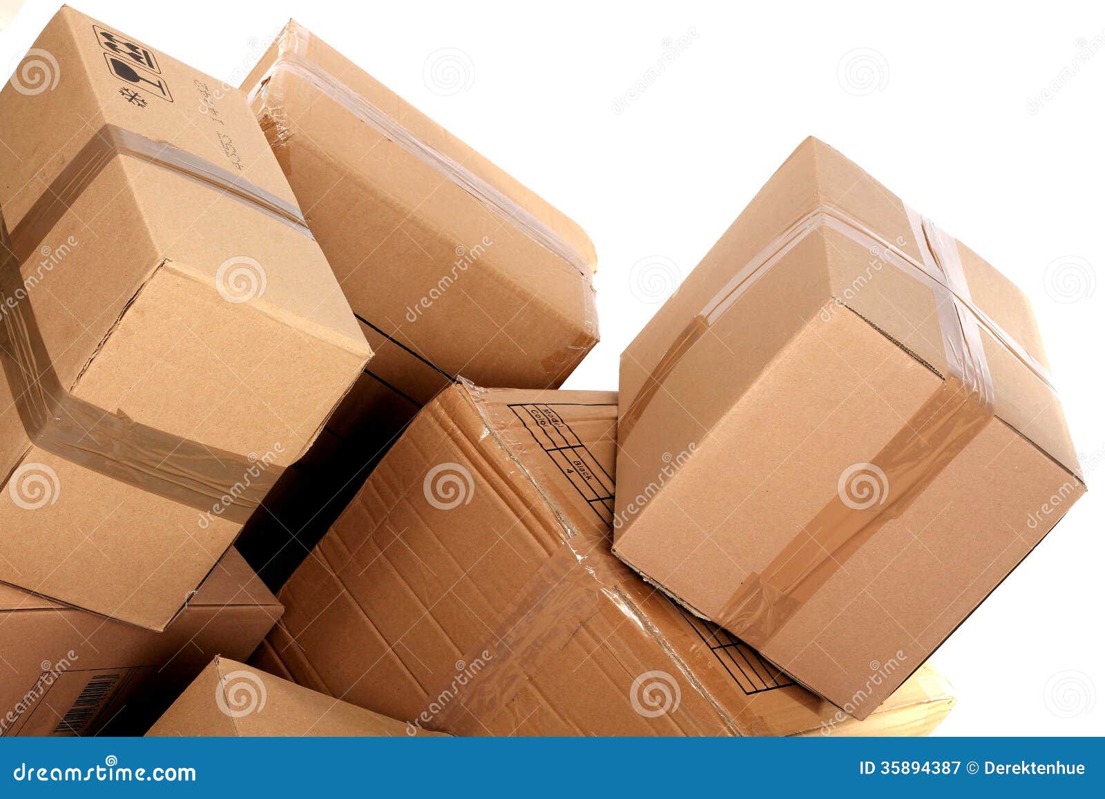 Boxes stock image. Image of board, beige, docking, boxes - 35894387
