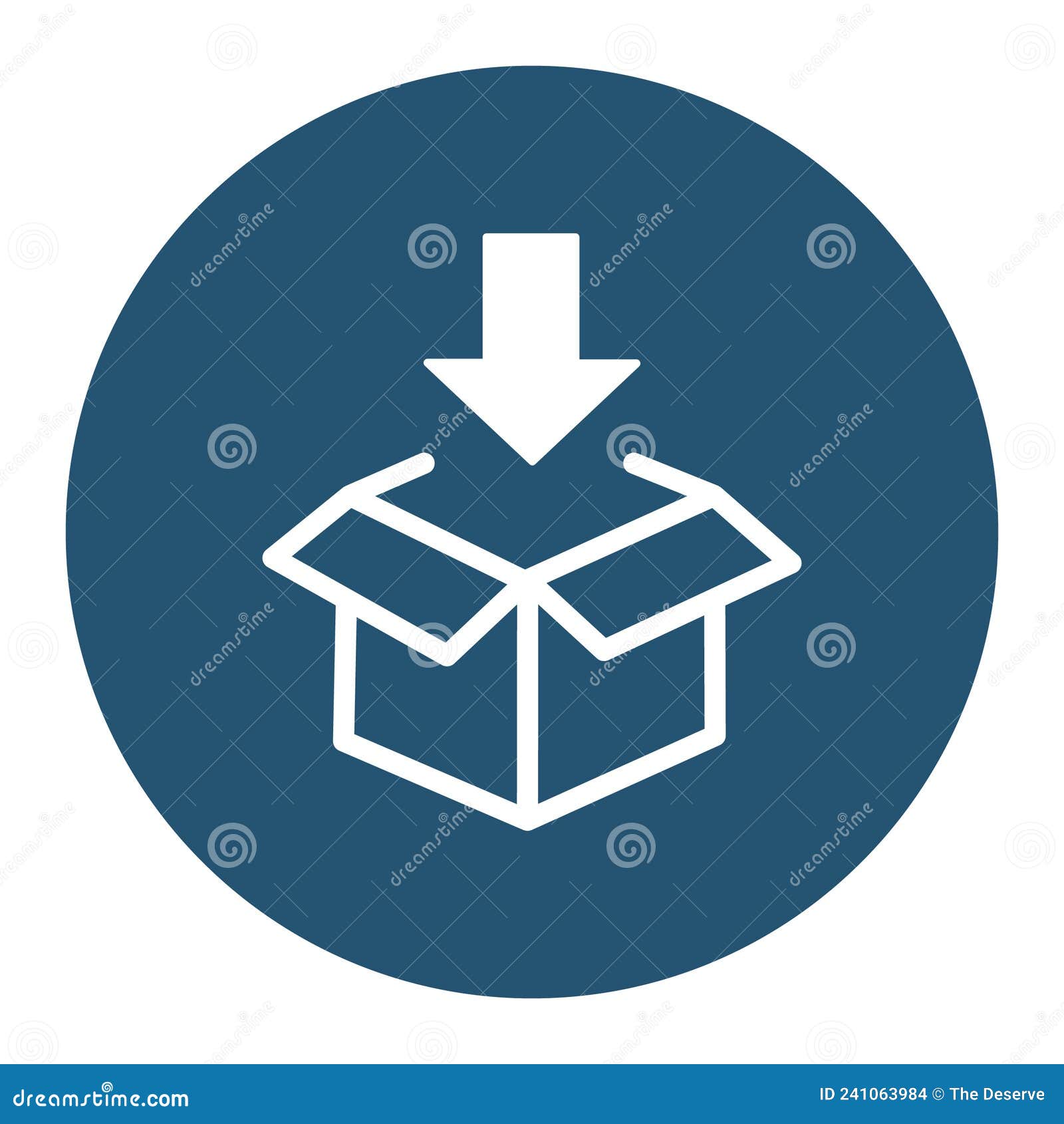 Delivery Inside Vector Icon Which is Suitable for Commercial Work Stock ...