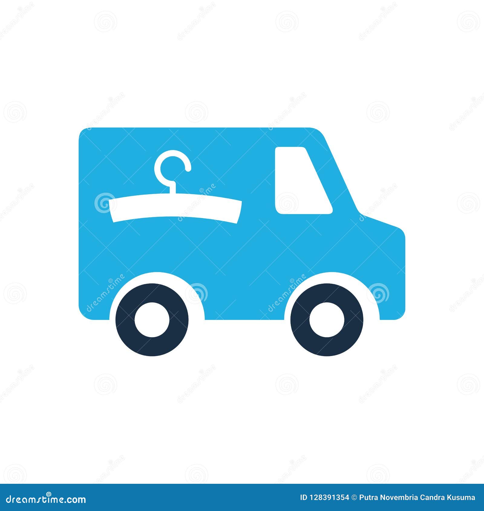 Delivery Laundry Logo Icon Design Stock Vector - Illustration of cotton ...
