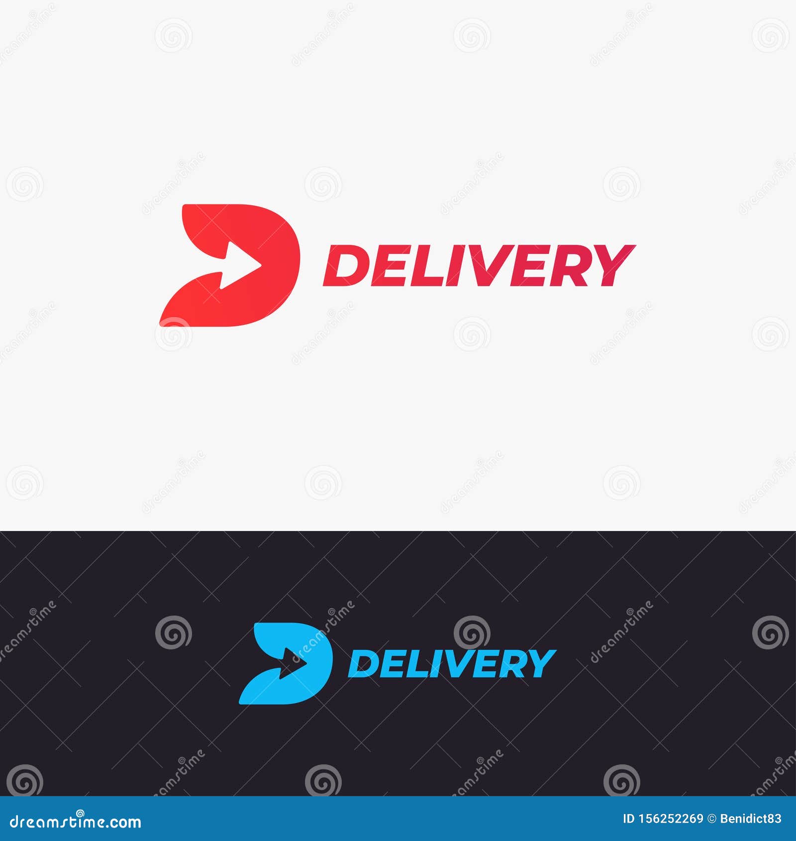 Delivery Logo Template. QUICK DELIVERY LOGO DESIGN Vector Illustration ...