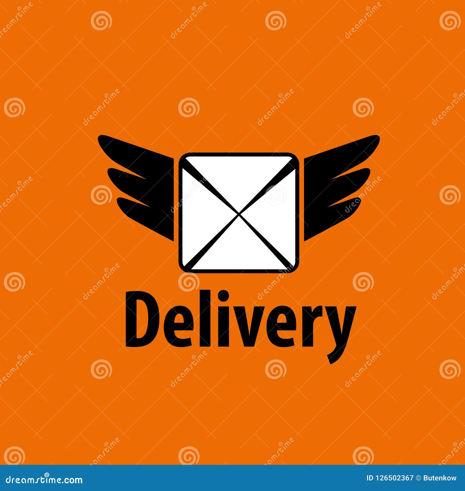 Delivery Logo Template stock vector. Illustration of element - 126502367