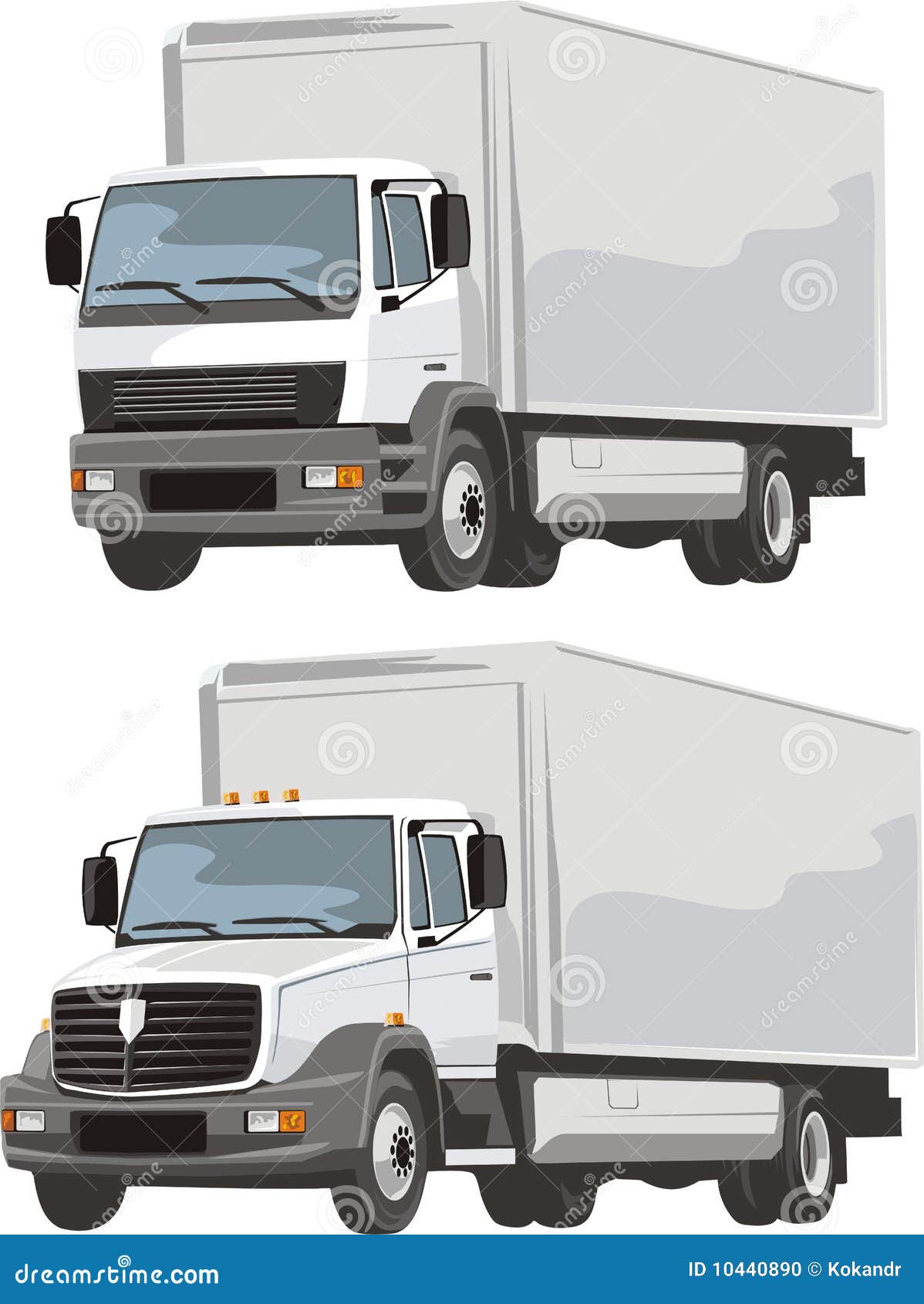 Delivery lorry stock vector. Illustration of transport - 10440890