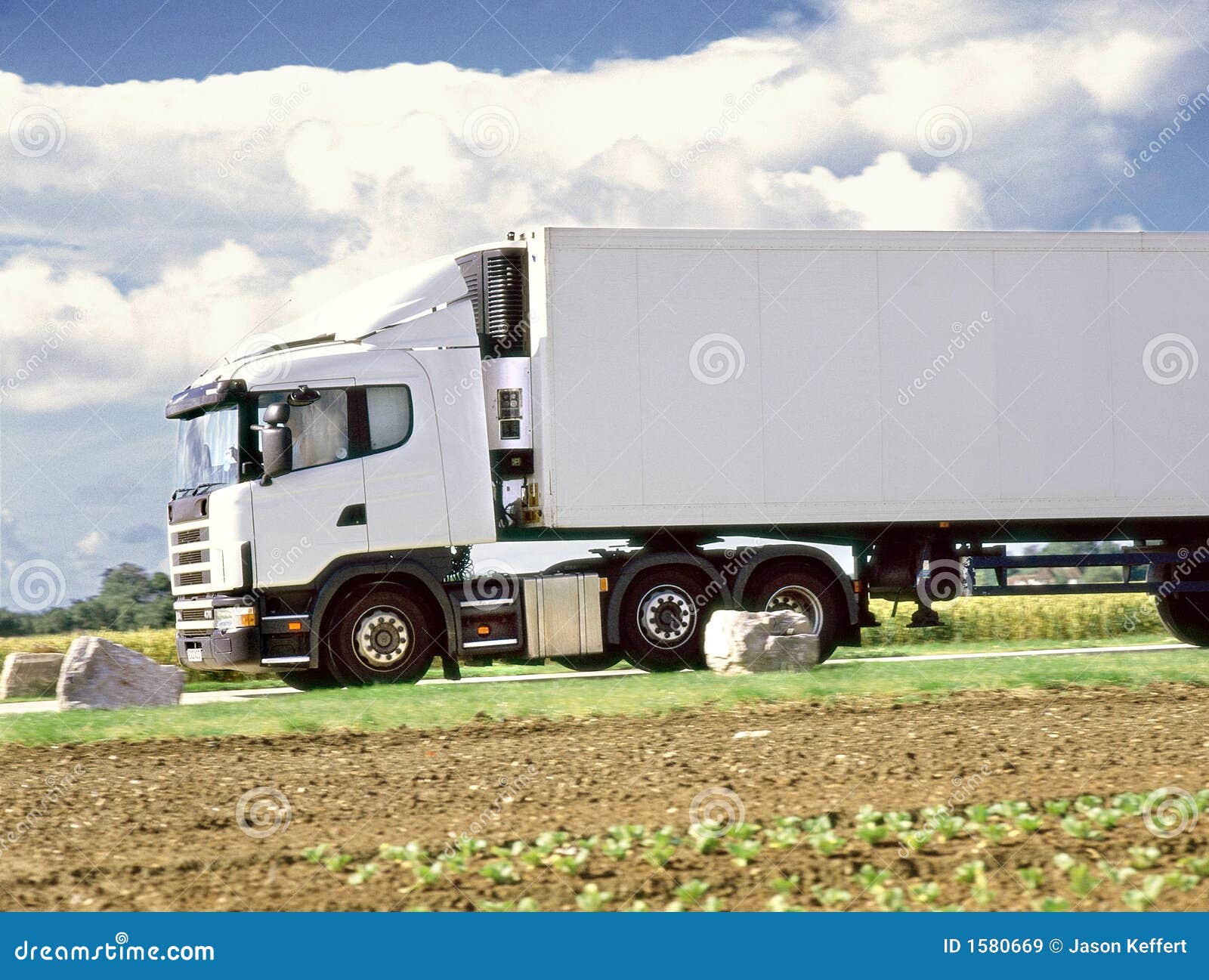 Delivery by lorry stock image. Image of commercial, truck - 1580669