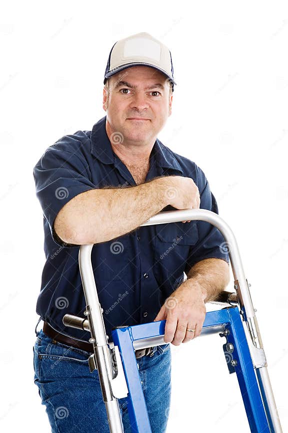 Delivery Man stock photo. Image of delivery, collar, blue - 5049964