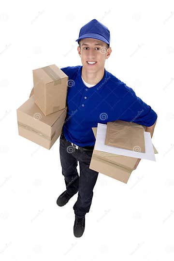 Delivery man stock image. Image of envelopes, delivery - 6699725