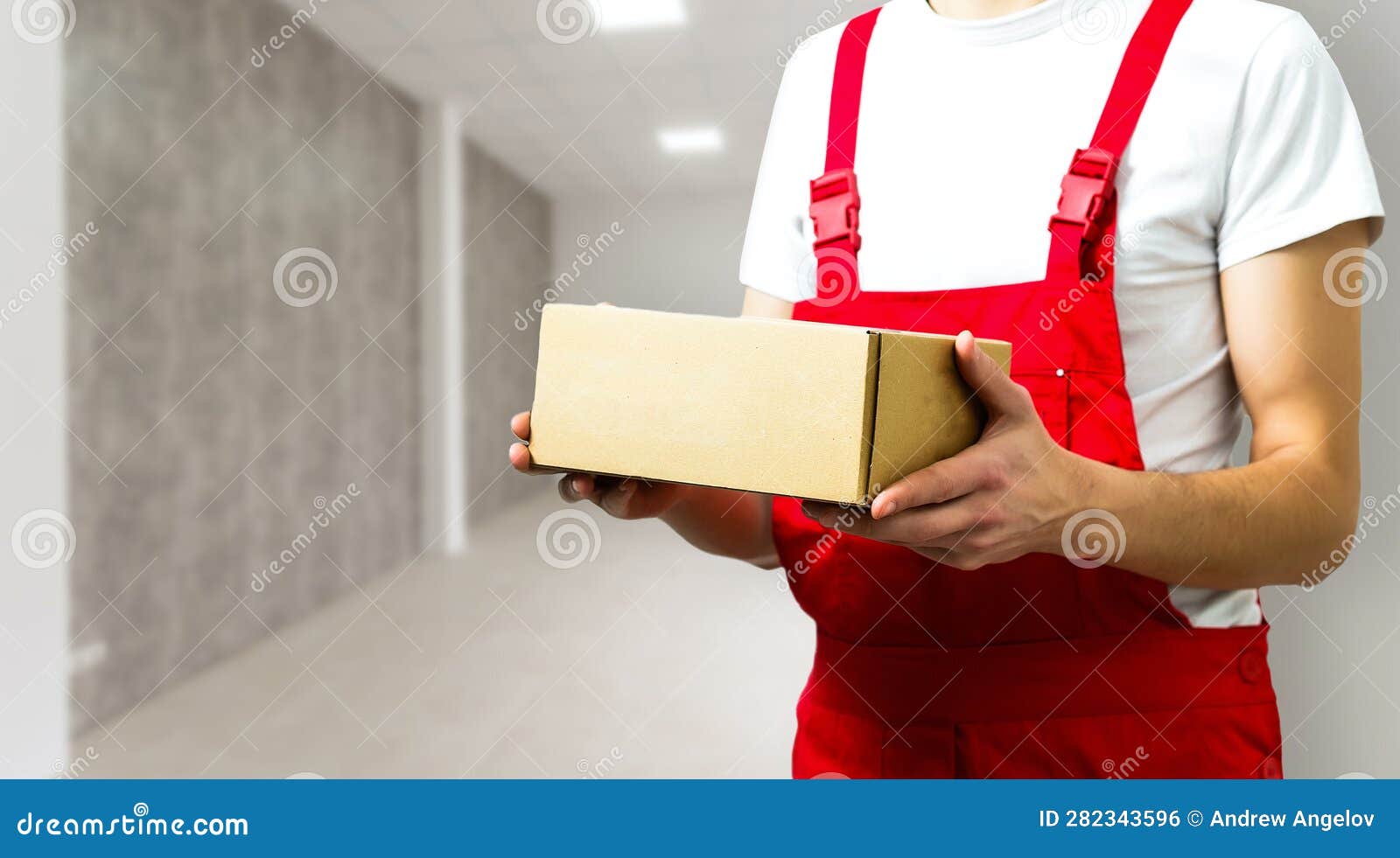 Delivery Man with Boxes, Shopping Stock Photo - Image of parcel ...