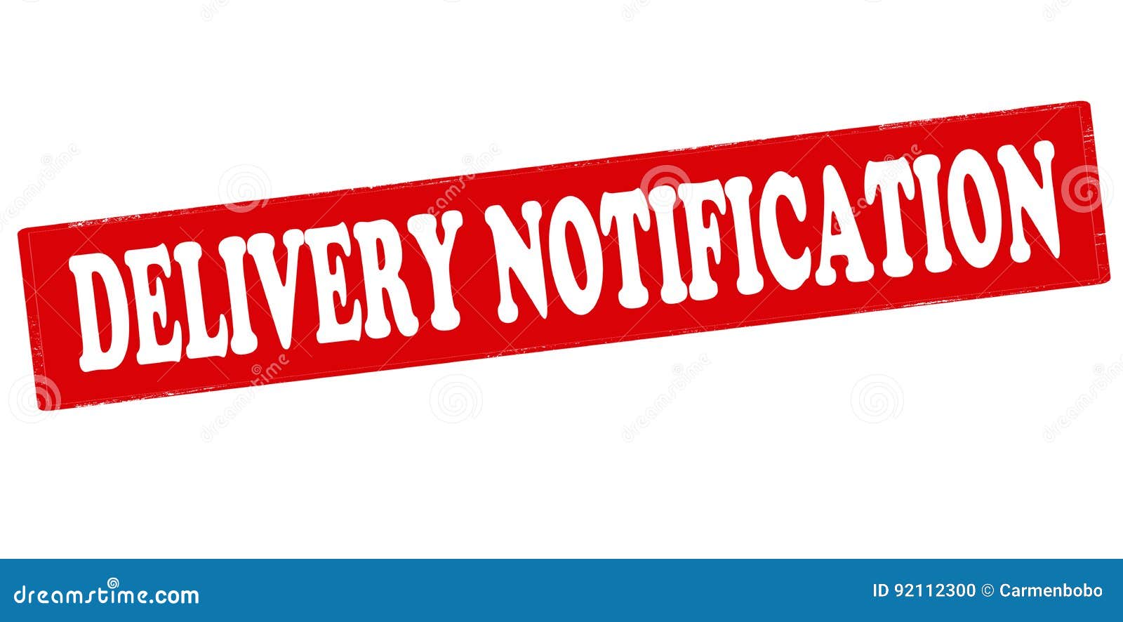 Delivery notification stock illustration. Illustration of miscellaneous ...