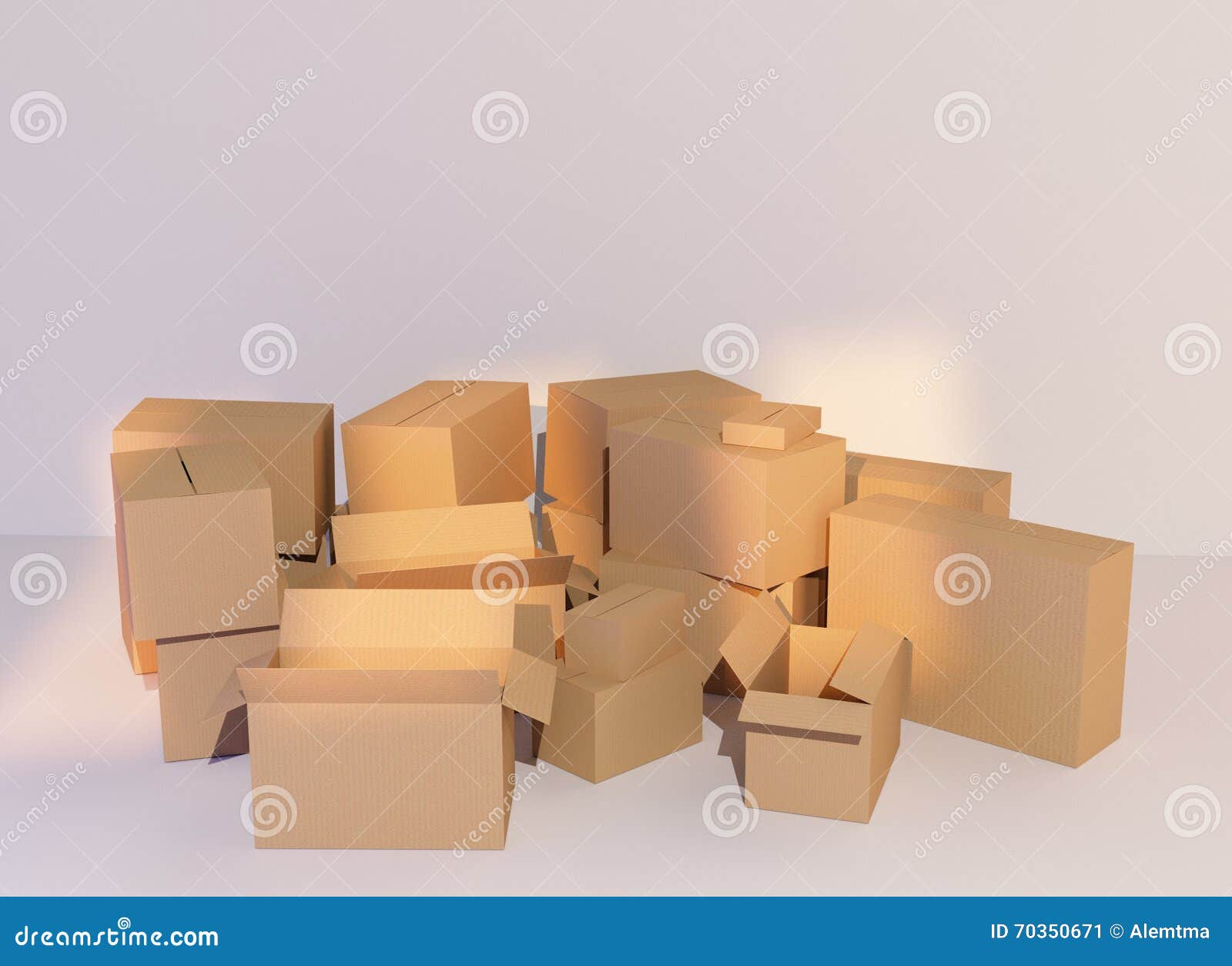 Delivery package box stock image. Image of deliver, blank - 70350671