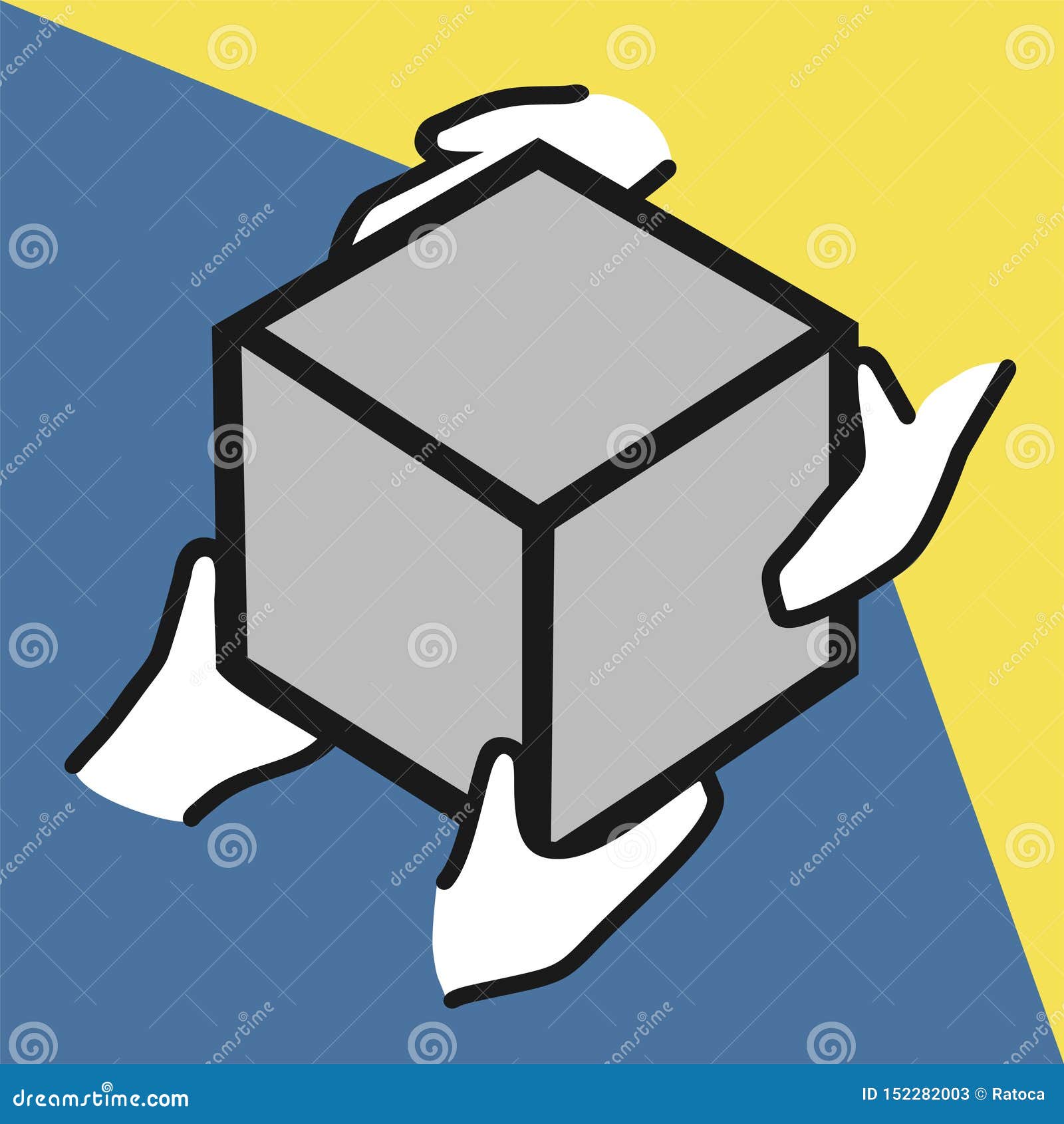 Delivery Package Illustration Stock Vector - Illustration of design ...