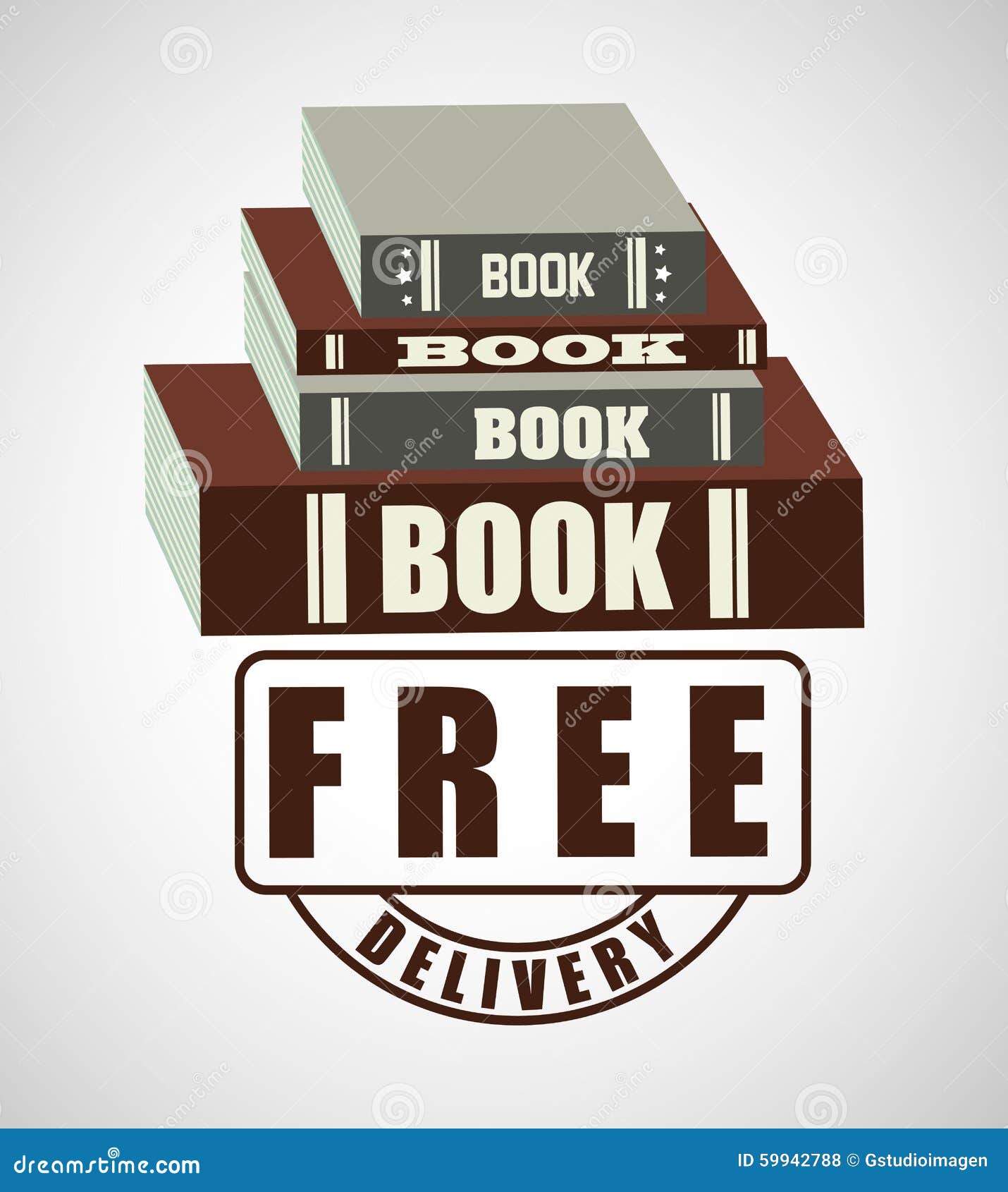 Delivery service books stock vector. Illustration of moving - 59942788