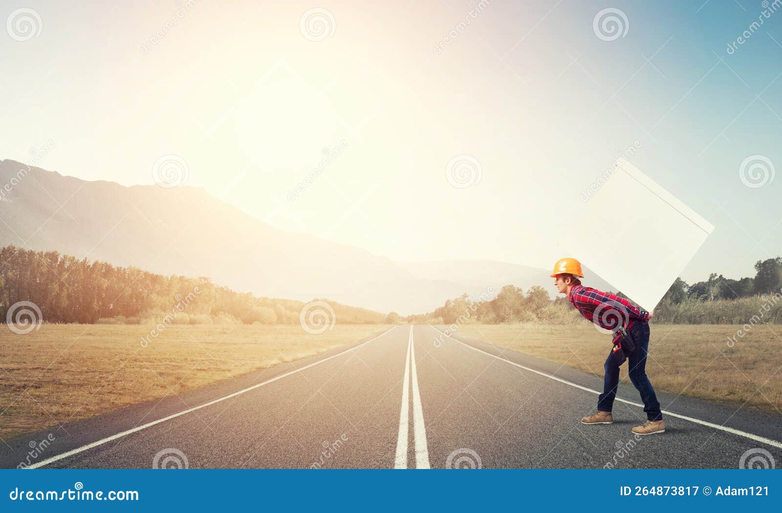 Delivery service concept stock image. Image of worker - 264873817