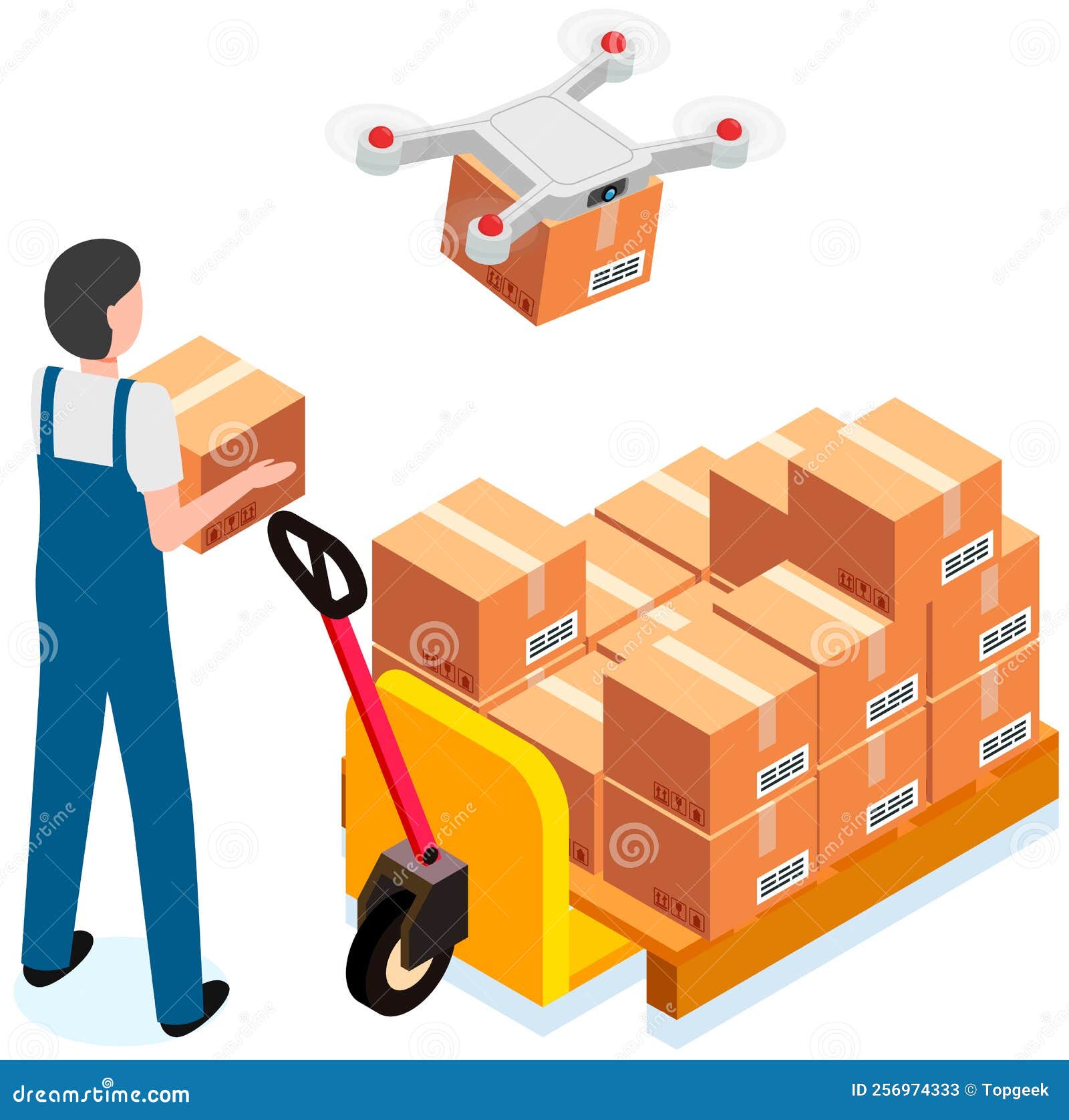 Warehouse Modern Technology Concept, Warehouse Voice Tasking, Handling ... Warehouse Modern Technology Concept, Warehouse Voice Tasking, Handling ...