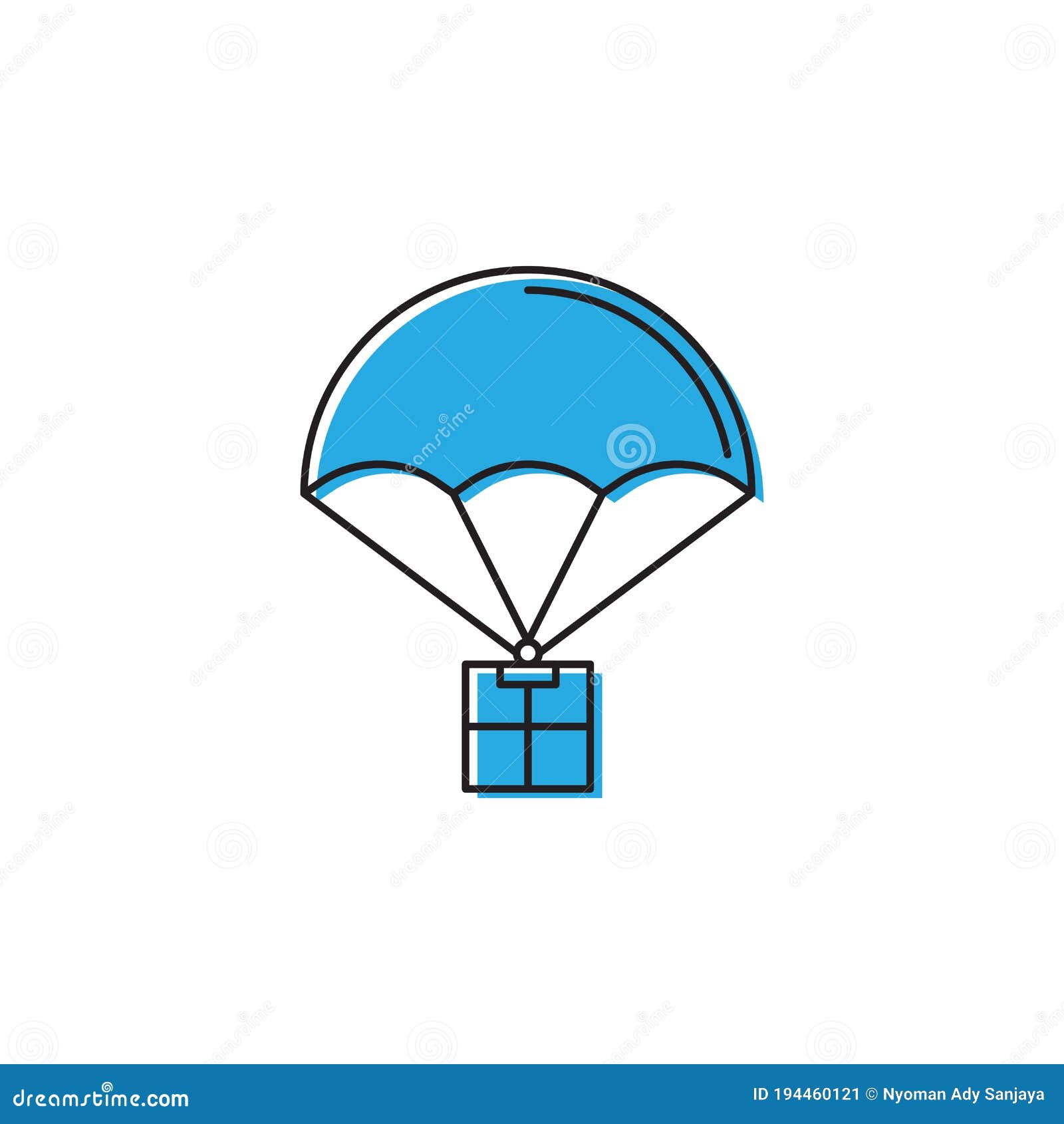 Delivery Service Symbol Vector Icon Isolated on White Background Stock ...