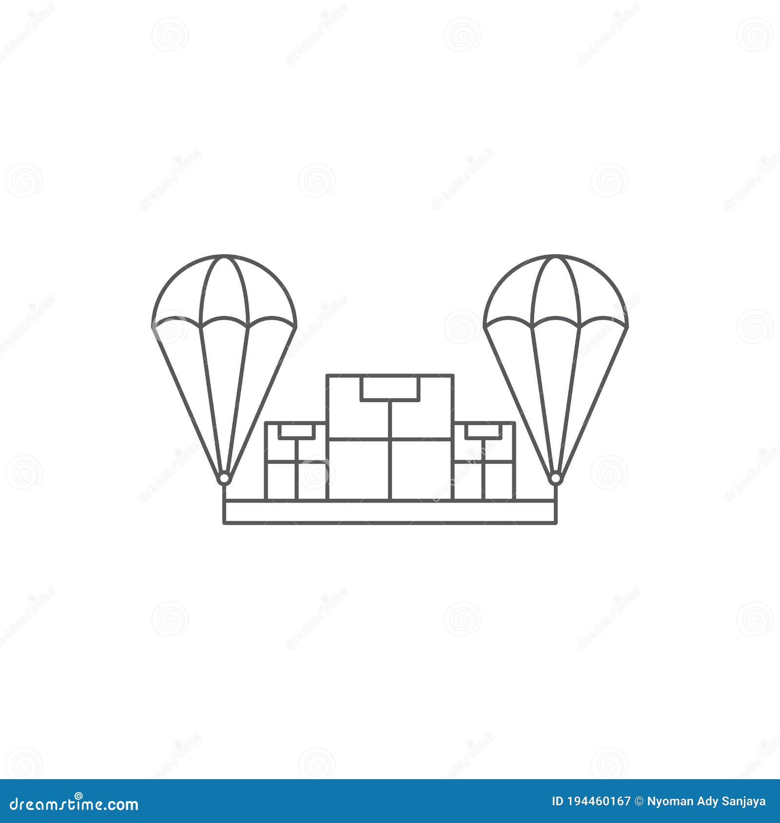 Delivery Service Symbol Vector Icon Isolated on White Background Stock ...