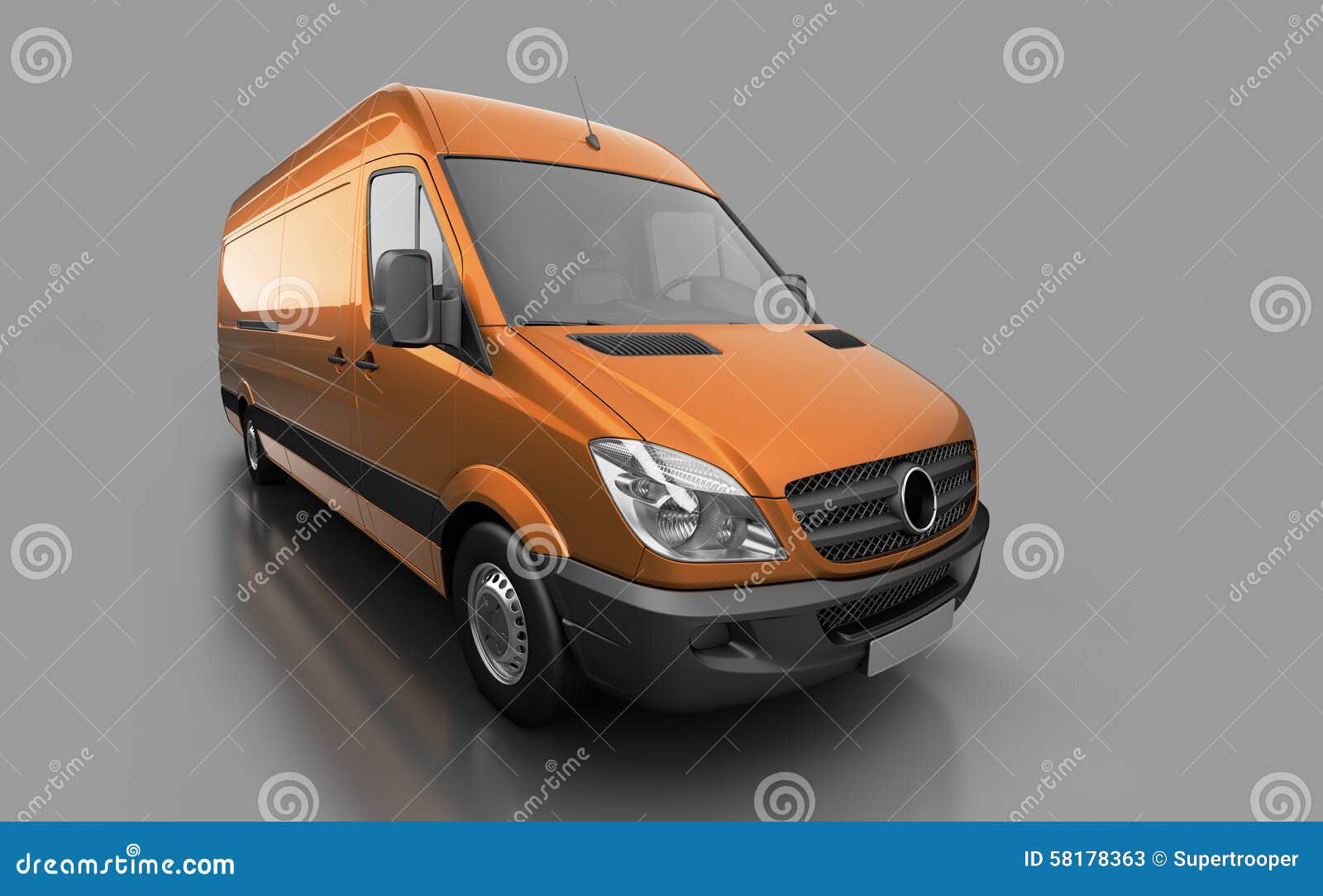 Delivery service van stock illustration. Illustration of lading - 58178363