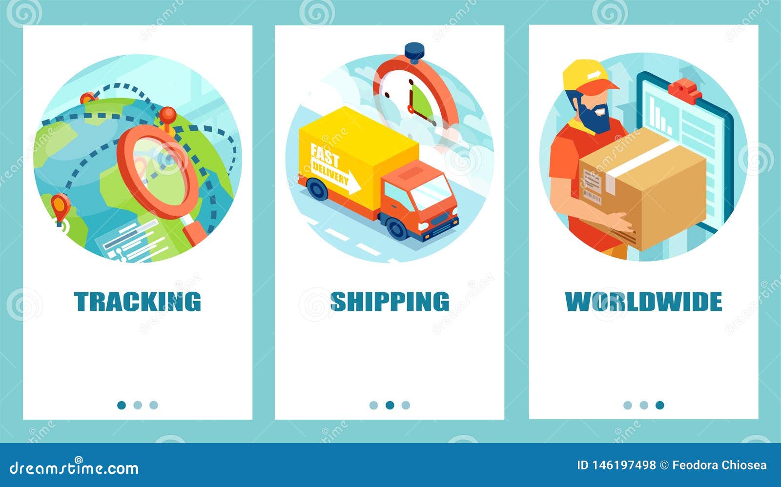 Tracking System Concept. Rfid, Radio Frequency Identification Tag ...