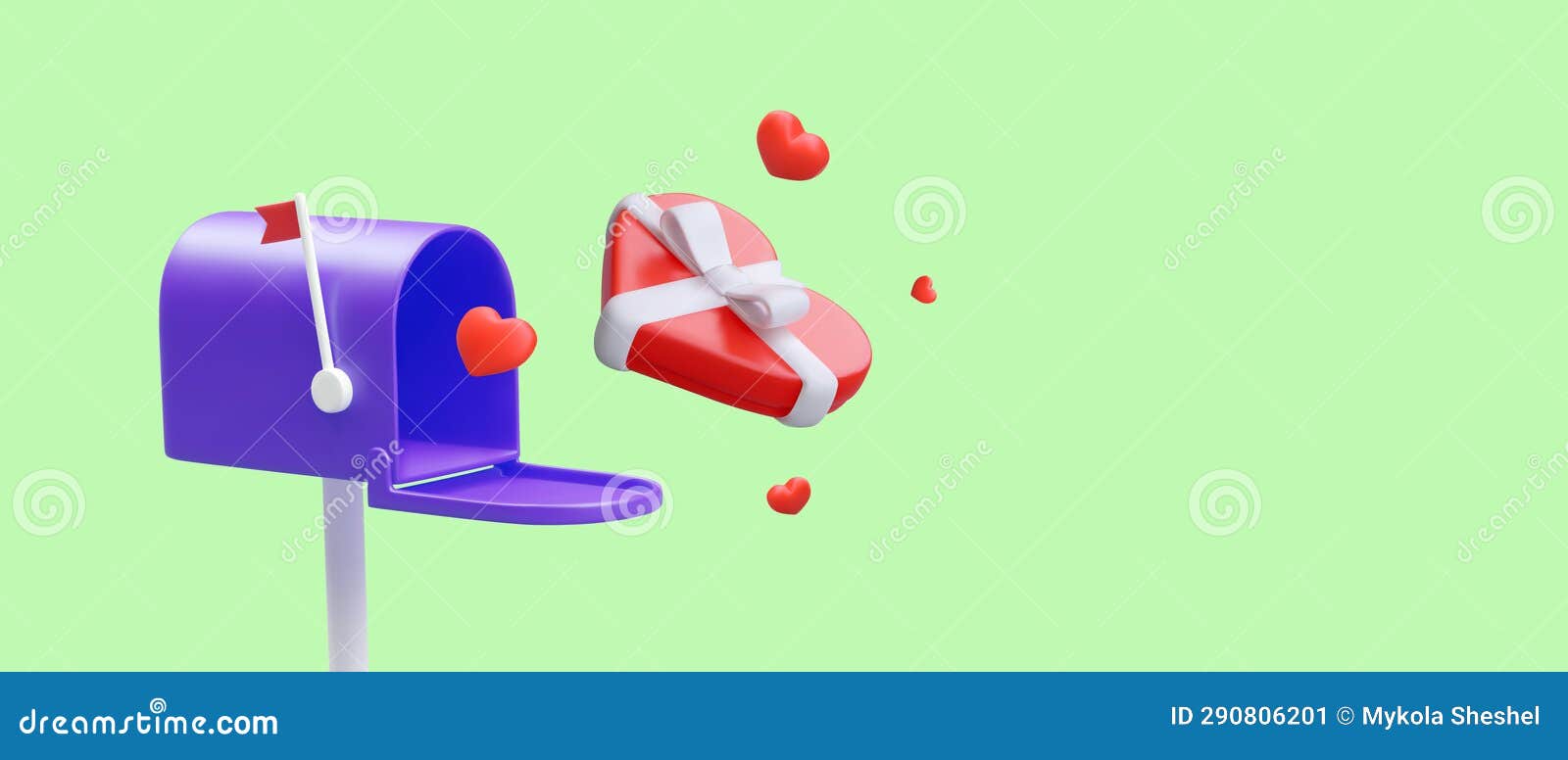 Delivery From Sex Shop Love Letter Parcel Stock Vector Illustration