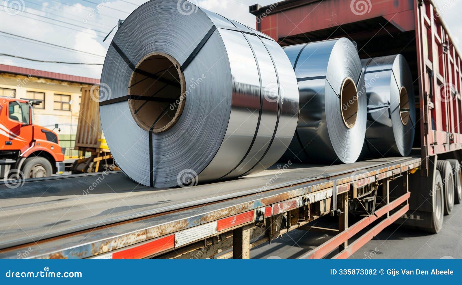 Factory Loading Vector Illustration | CartoonDealer.com #113488872