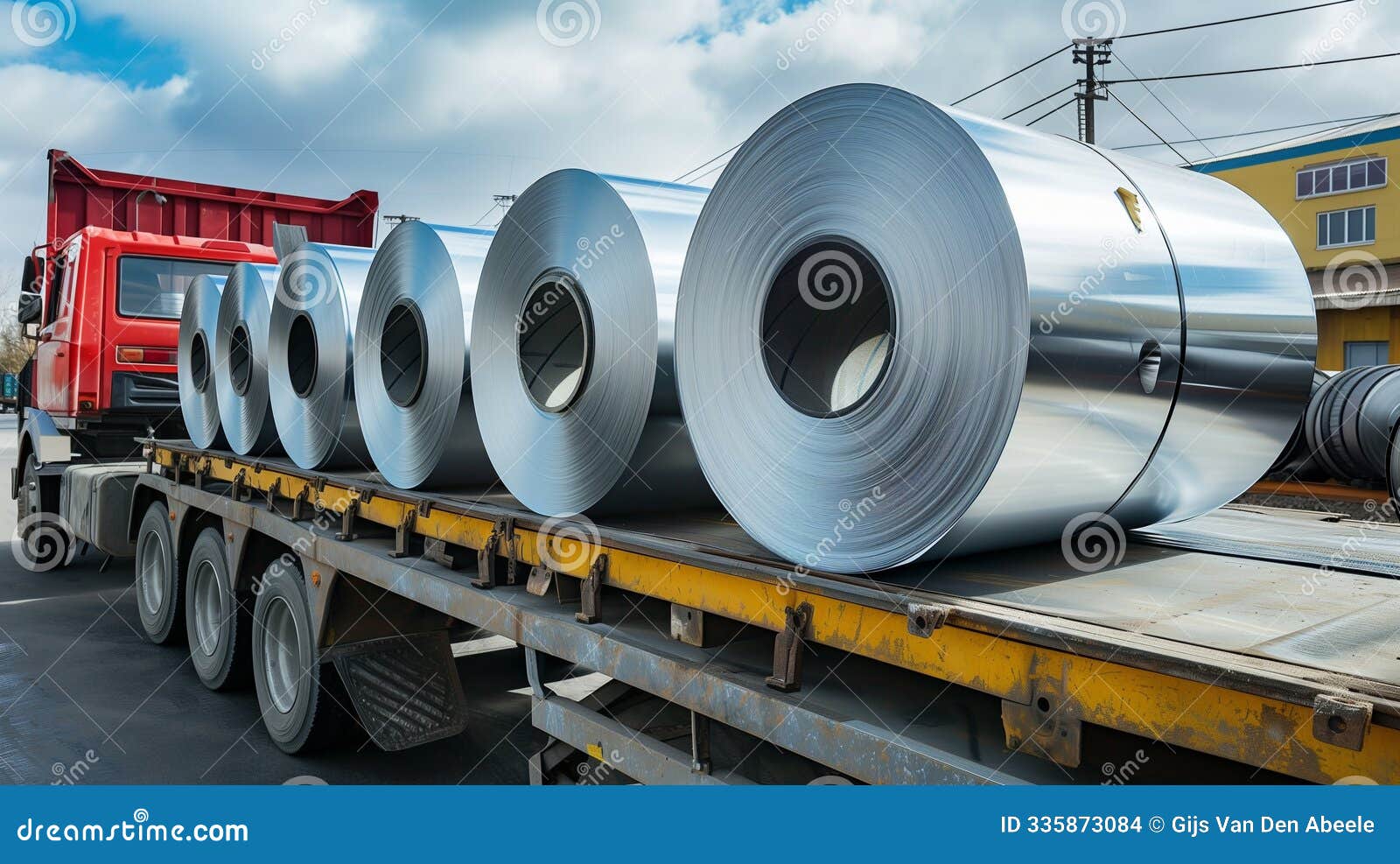 Factory Loading Vector Illustration | CartoonDealer.com #113488872