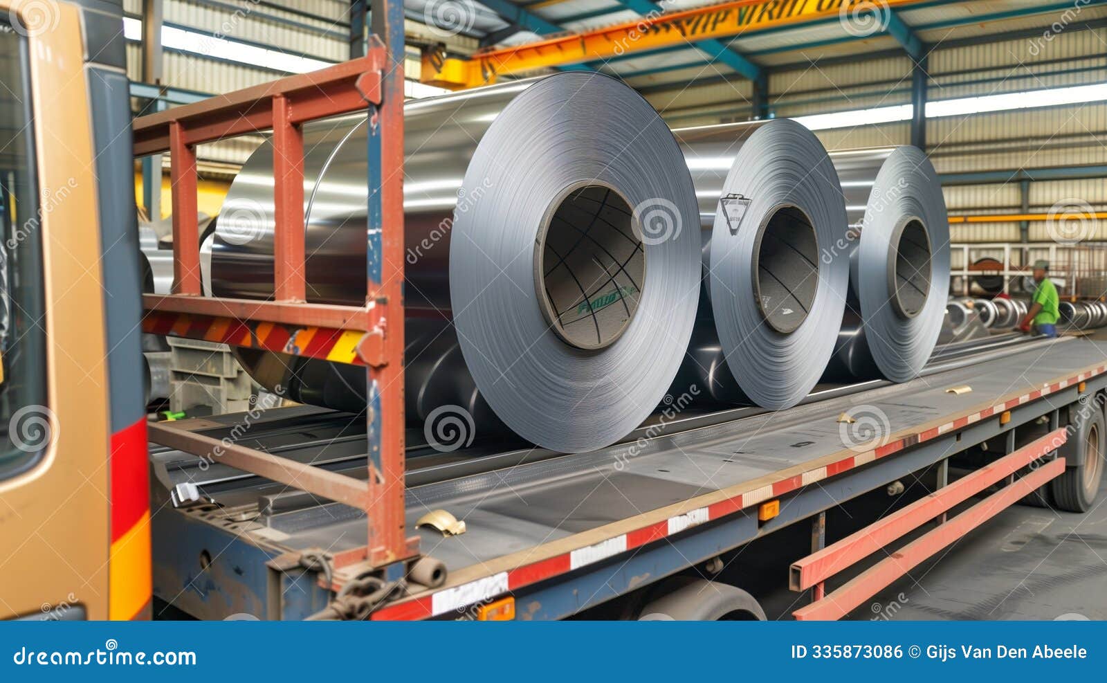 Factory Loading Vector Illustration | CartoonDealer.com #113488872