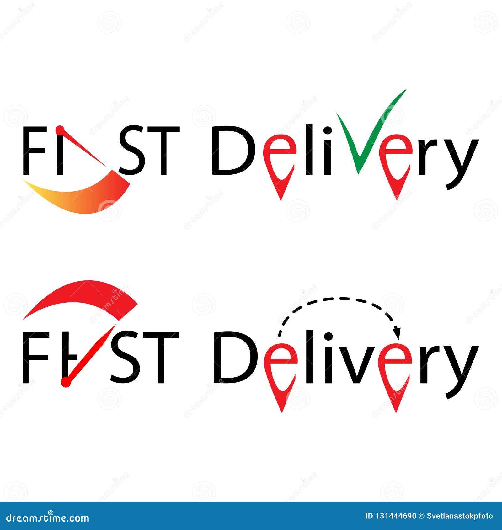 Delivery and Shipping Logo Vector Stamp. Fast Moving Logo Designs ...