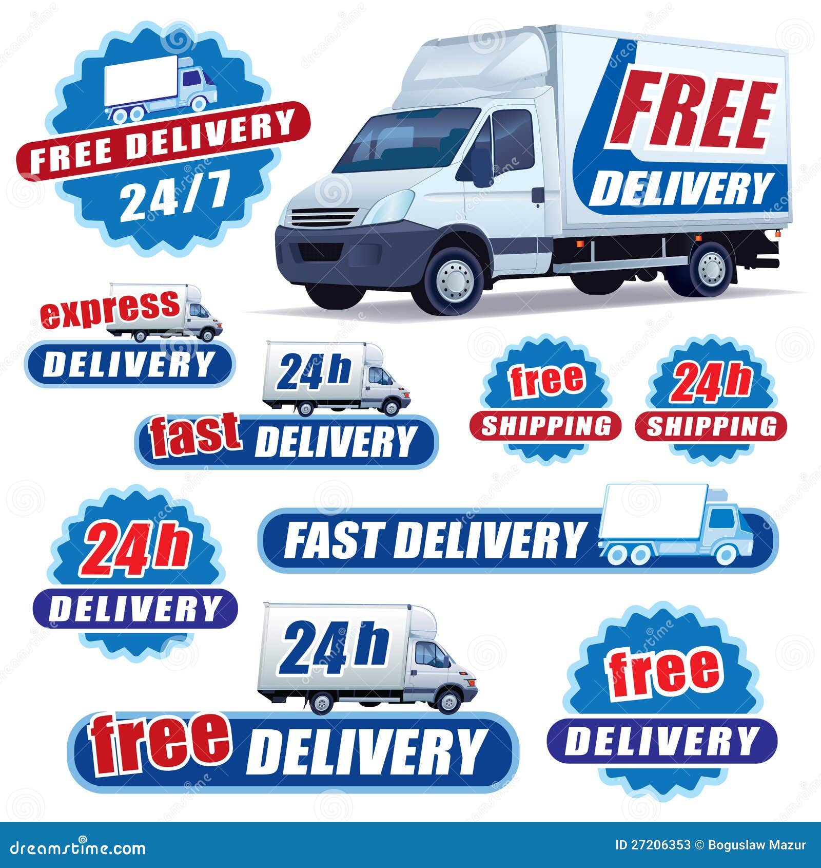 Delivery sign stock vector. Illustration of land, door - 27206353