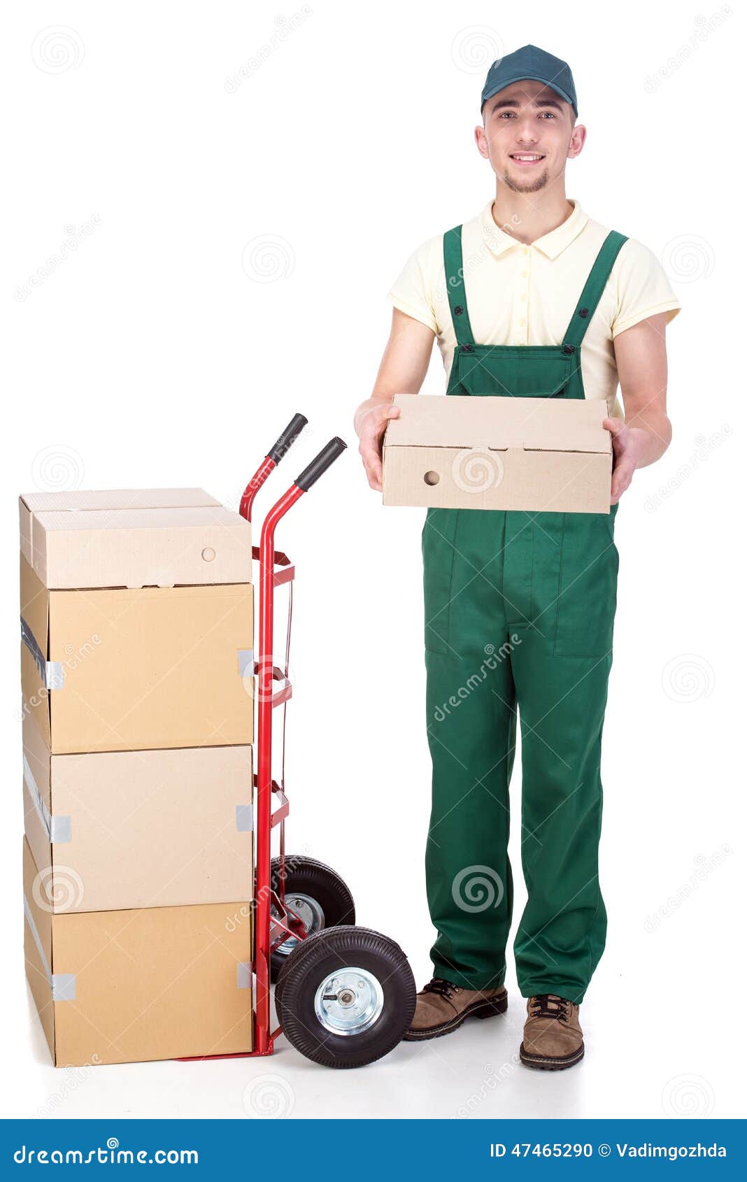 Delivery. stock photo. Image of happy, postal, package - 47465290
