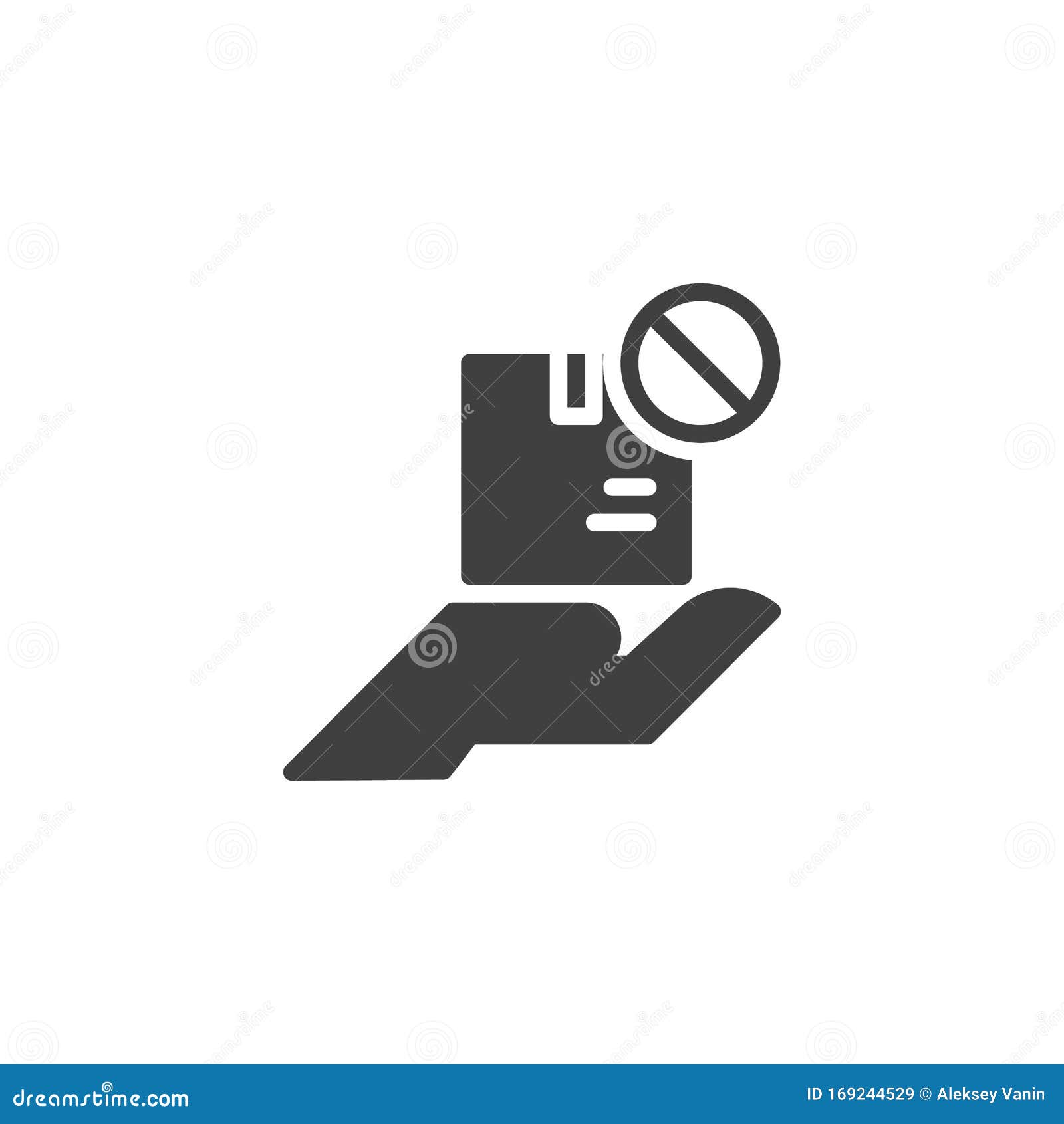 Delivery Status Unavailable Vector Icon Stock Vector - Illustration of ...