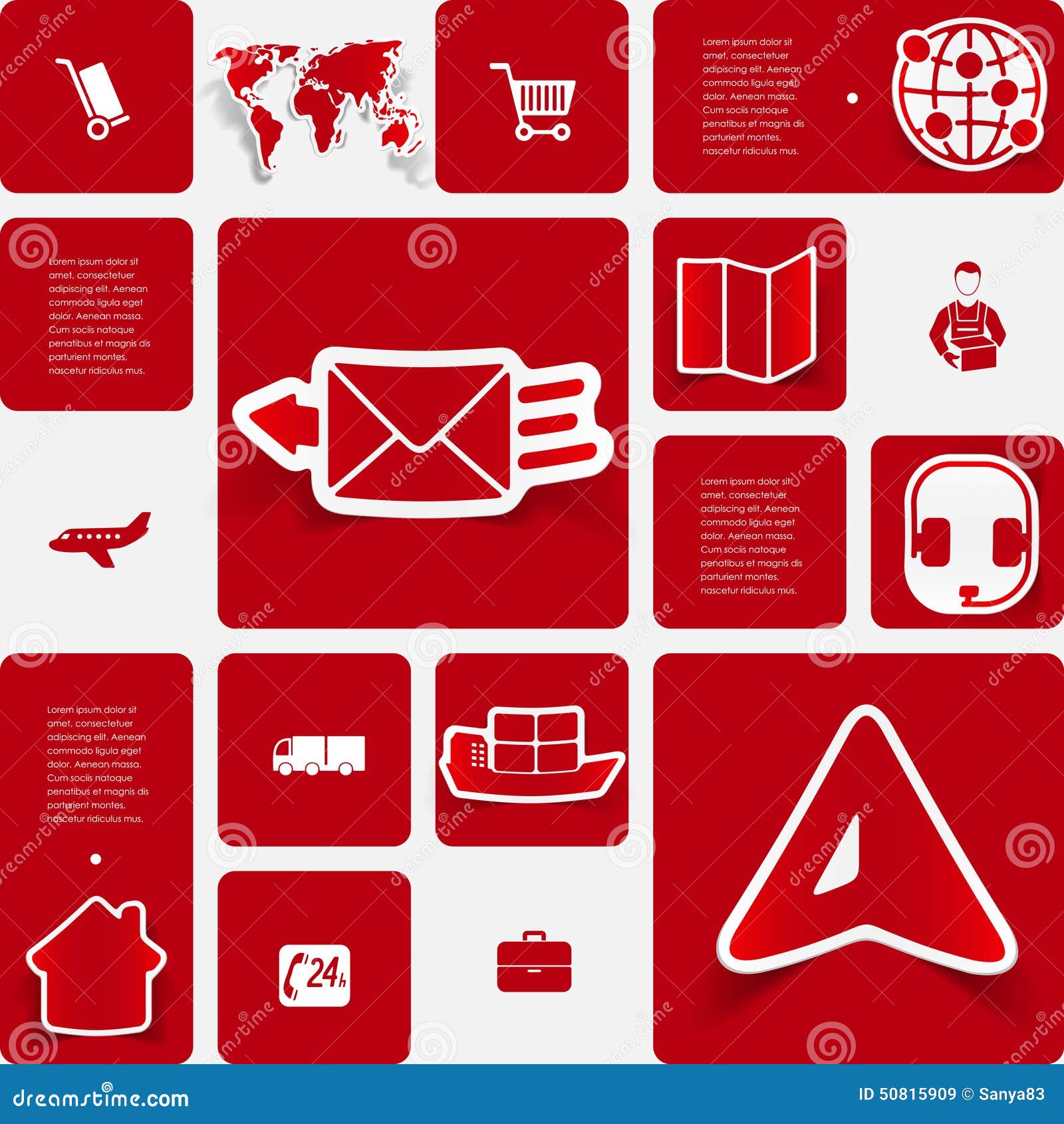 Delivery Sticker Infographic Stock Vector - Illustration of deliver ...