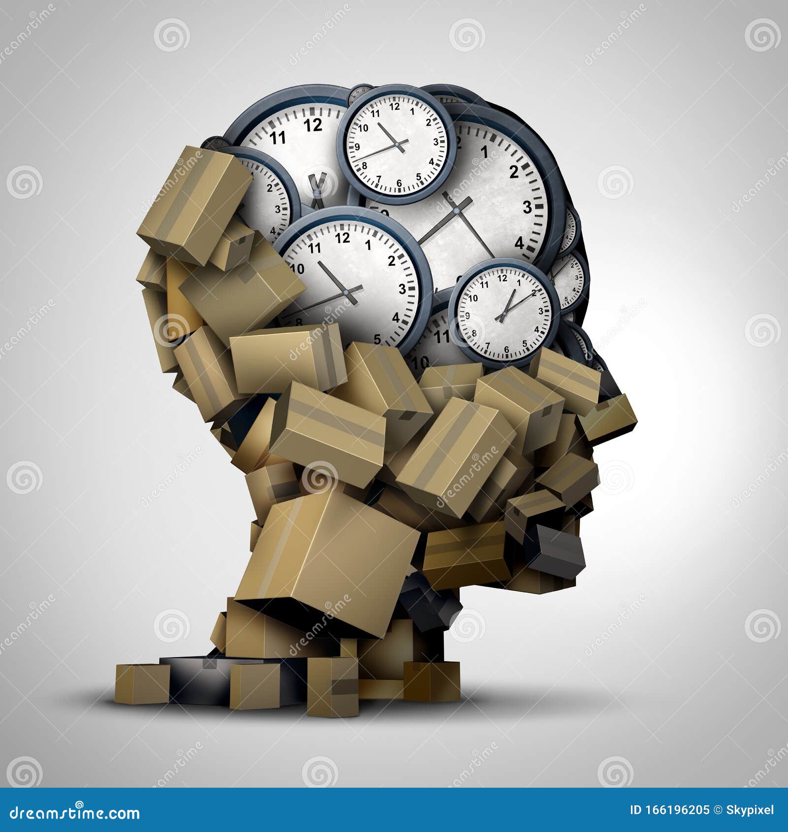 Delivery Time stock illustration. Illustration of moving - 166196205