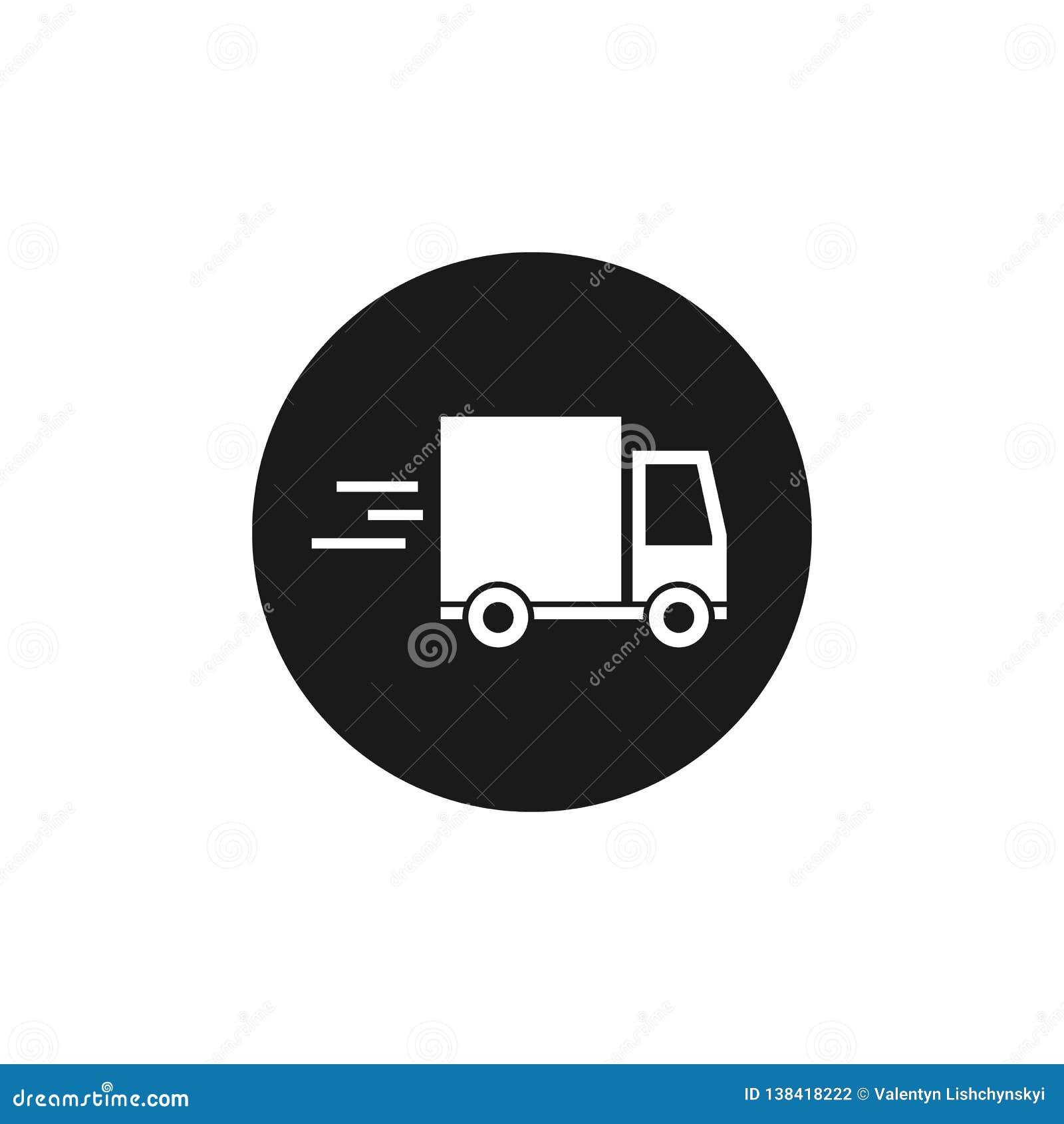 Delivery Track Icon. Vector Flat Symbol EPS10 Stock Illustration ...