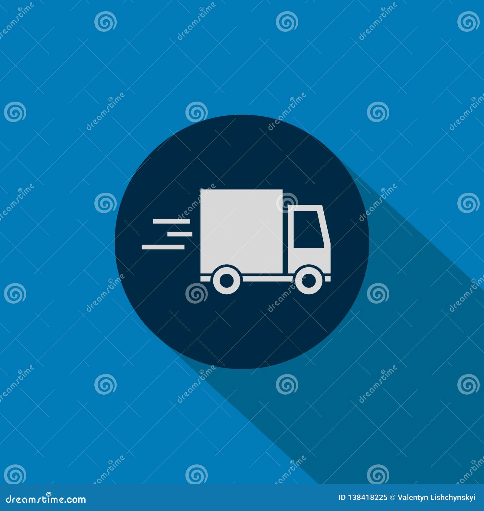 Delivery Track Icon. Vector Flat Symbol EPS10 Stock Illustration ...