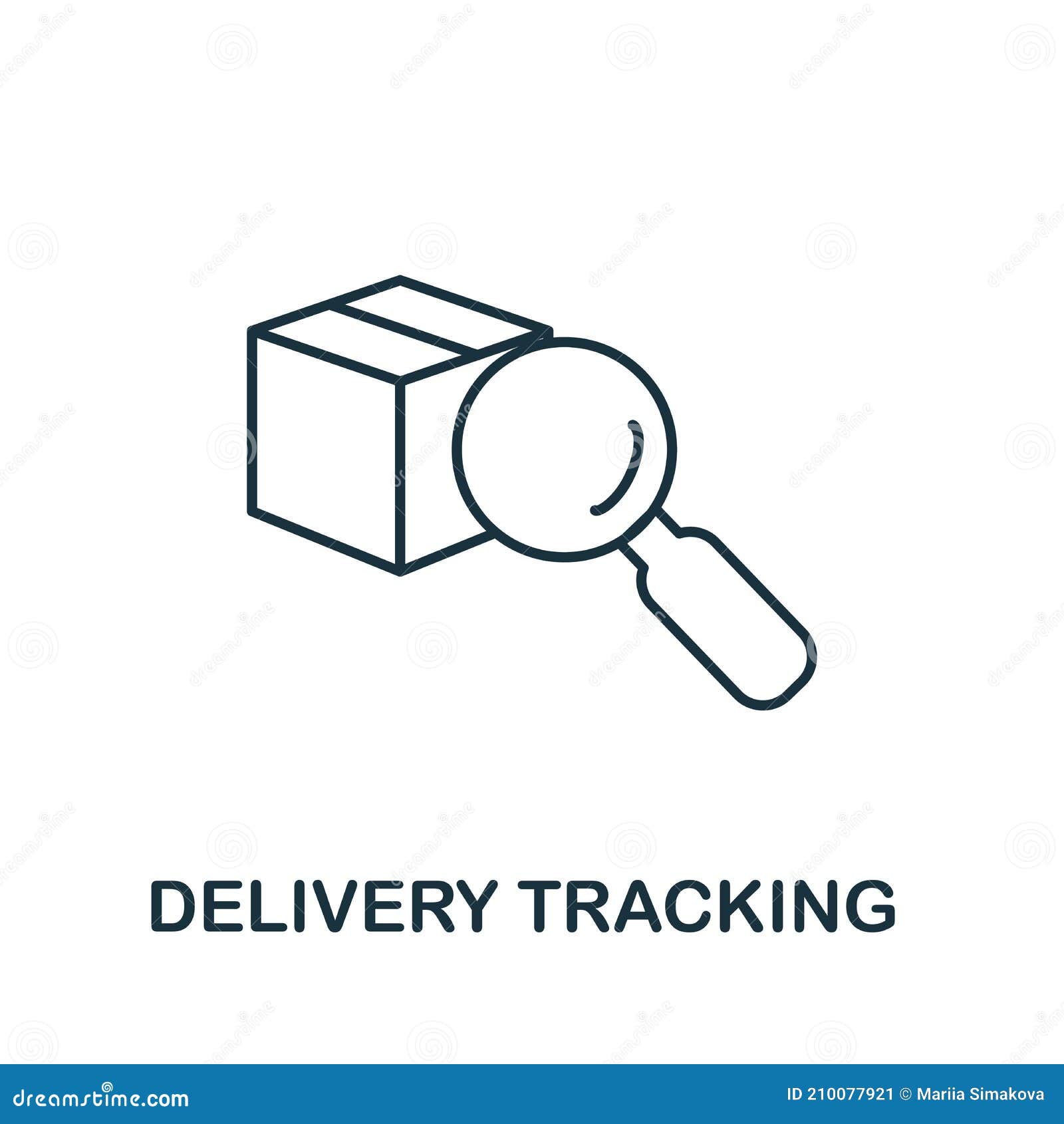 Delivery Tracking Icon. Simple Element from Delivery Collection ...
