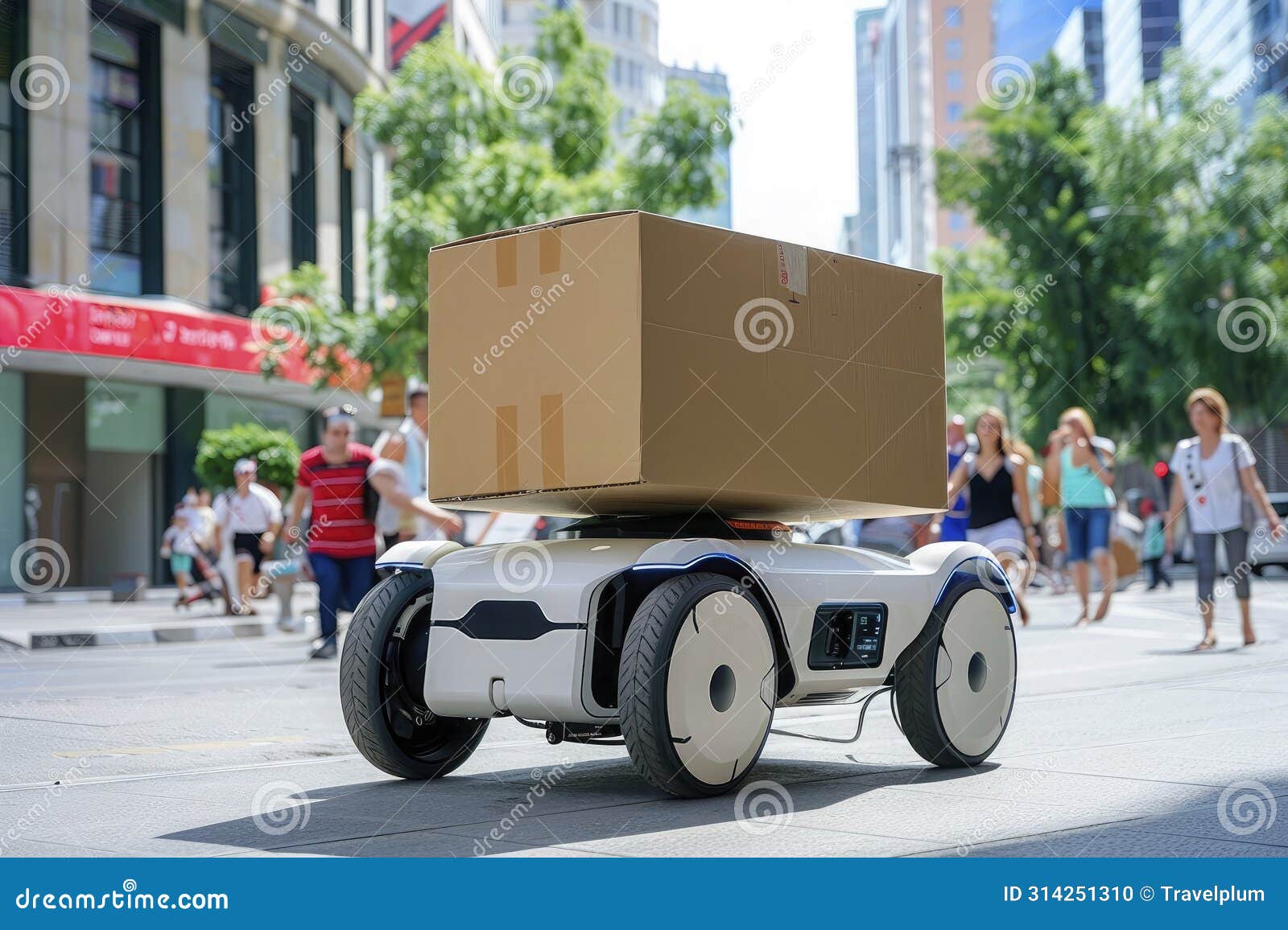 Delivery and Transportation of Parcels Using Automatic Robots. the ...
