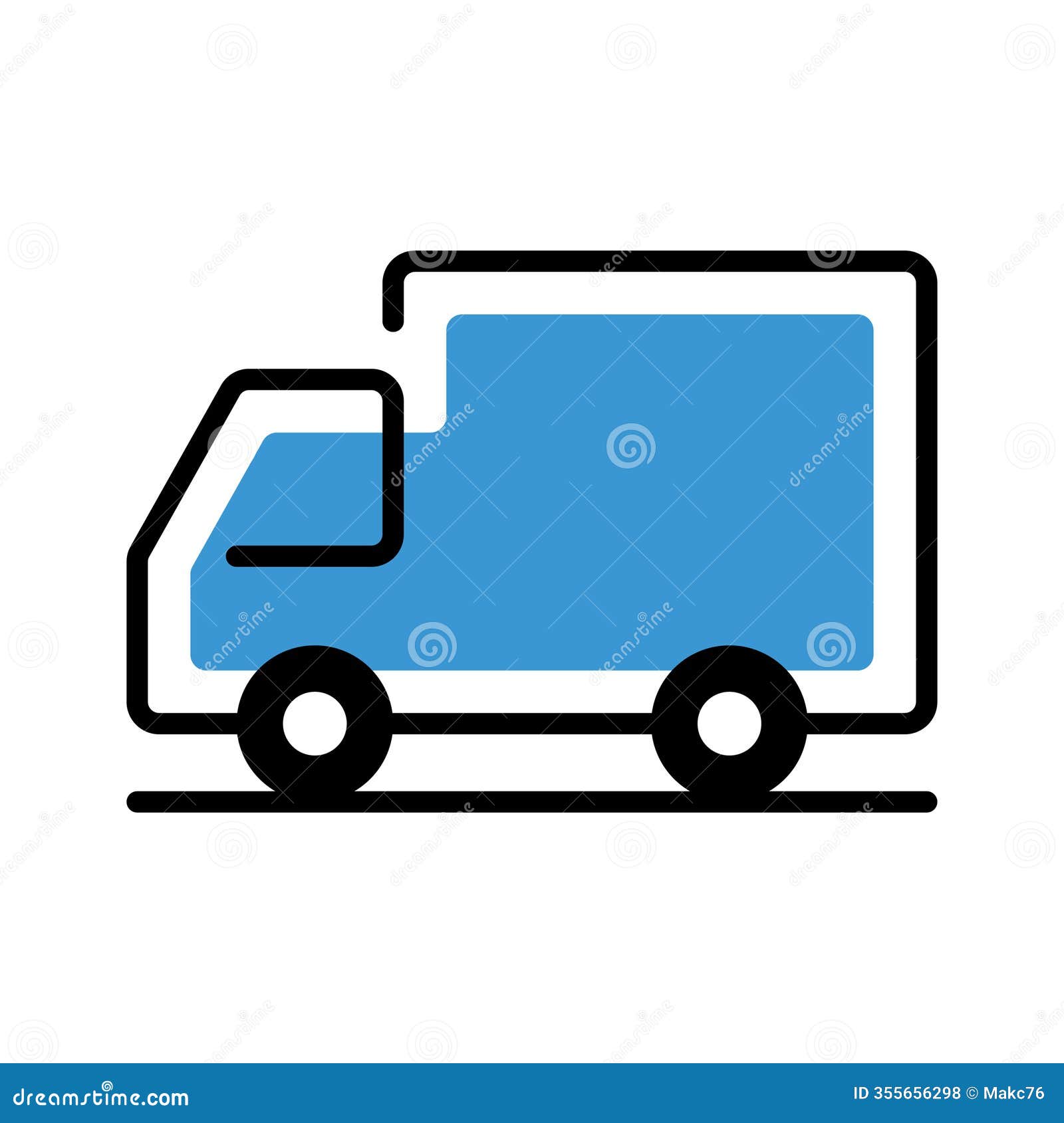 Delivery Truck Icon. Fast and Reliable Delivery Stock Illustration ...