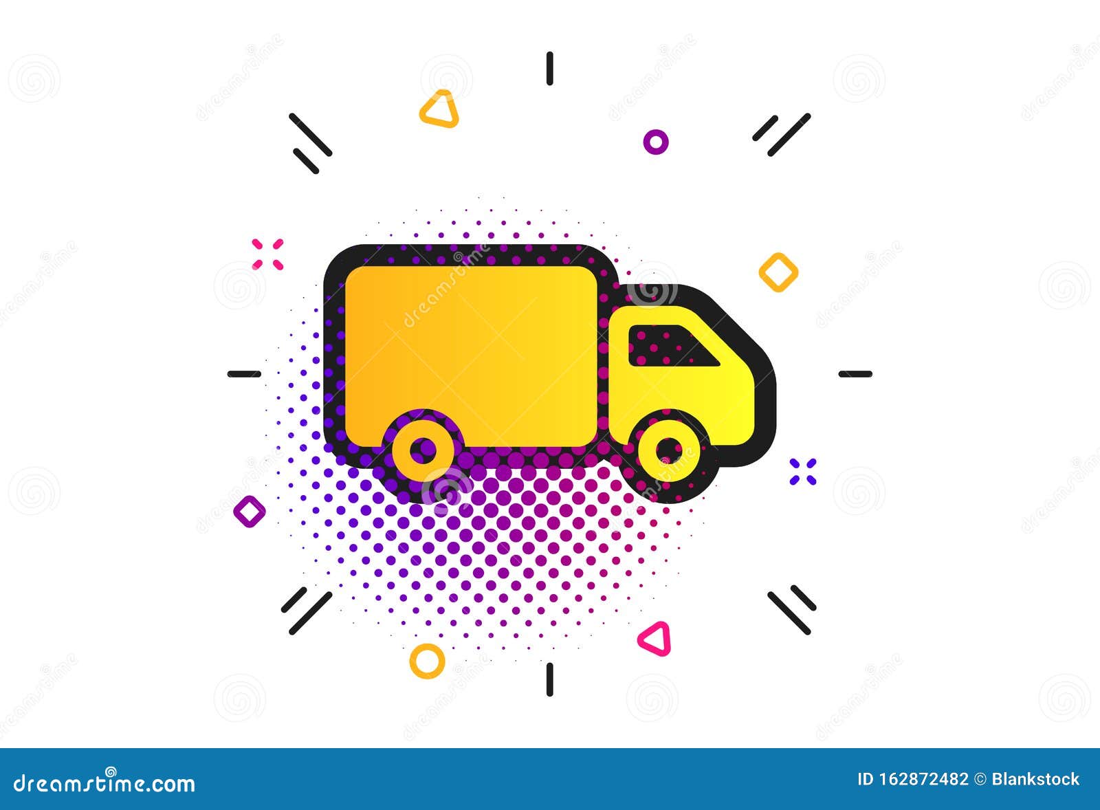 Delivery Truck Sign Icon. Cargo Van Symbol. Vector Stock Vector ...