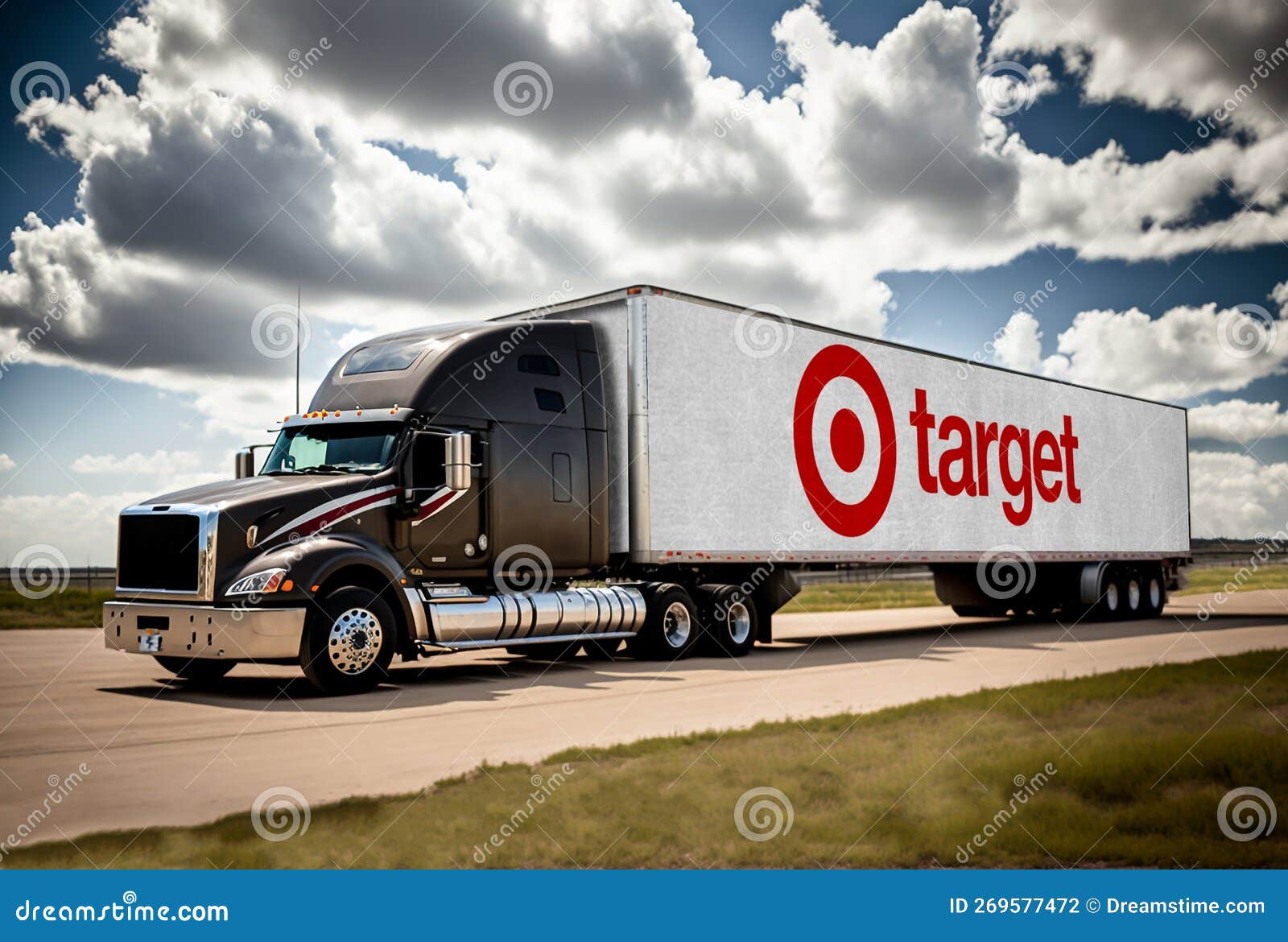 Delivery Truck for Target Corporation Editorial Photography - Image of ...