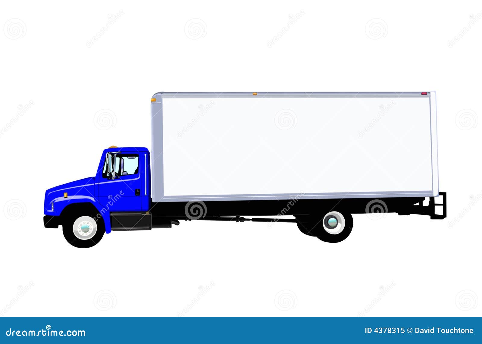 Delivery Truck vector stock illustration. Illustration of diesel - 4378315
